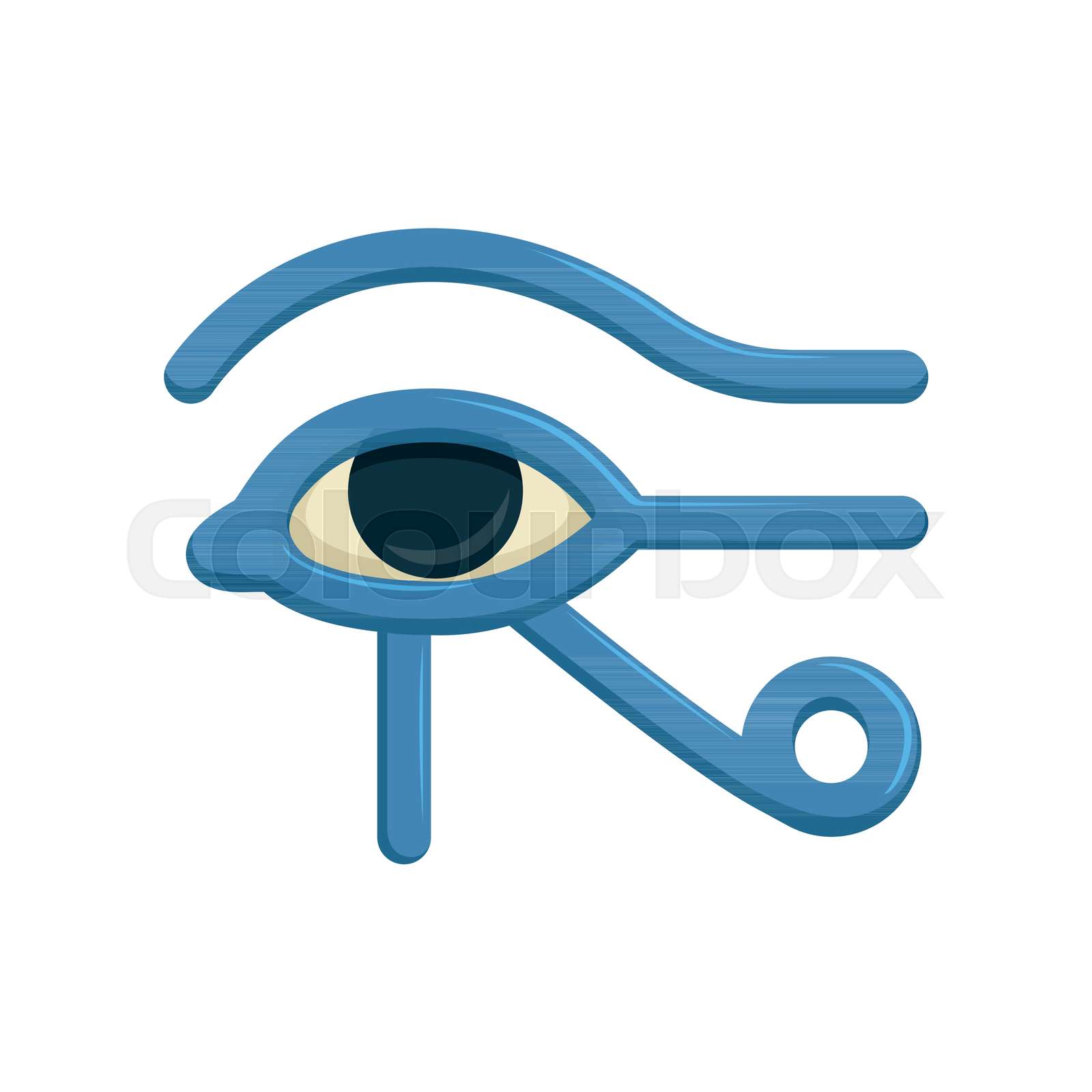 Eye of Horus Egypt Deity, eye of Ra, antique Egyptian hieroglyphic ...