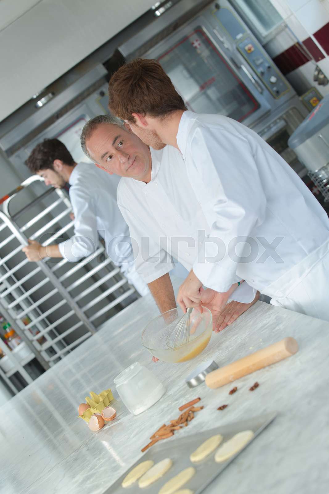 apprentice in bakery | Stock image | Colourbox