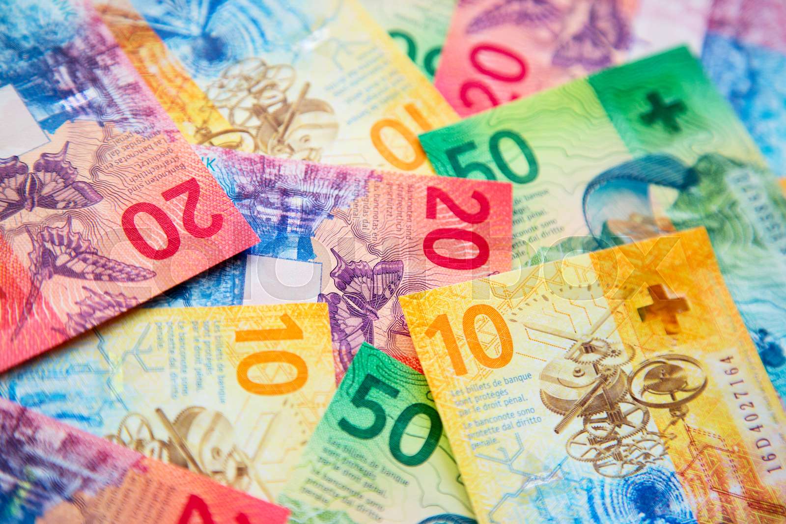 Swiss francs | Stock image | Colourbox