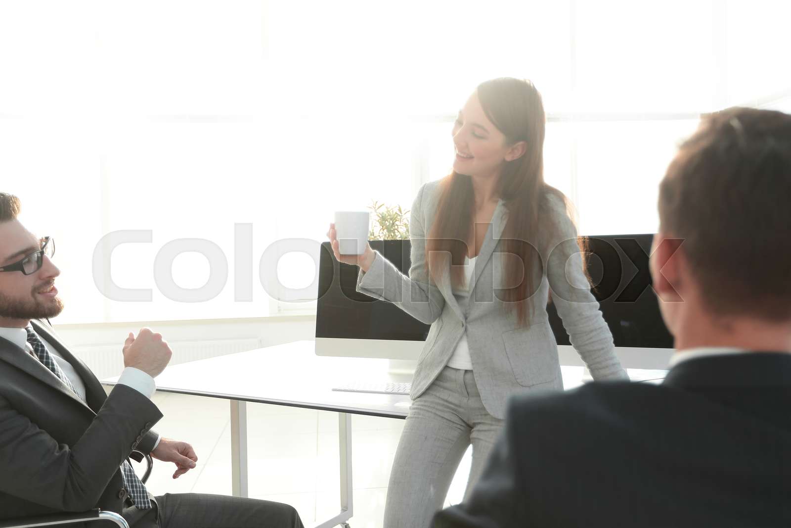 Business team Coffee break, Relax Concept | Stock image | Colourbox