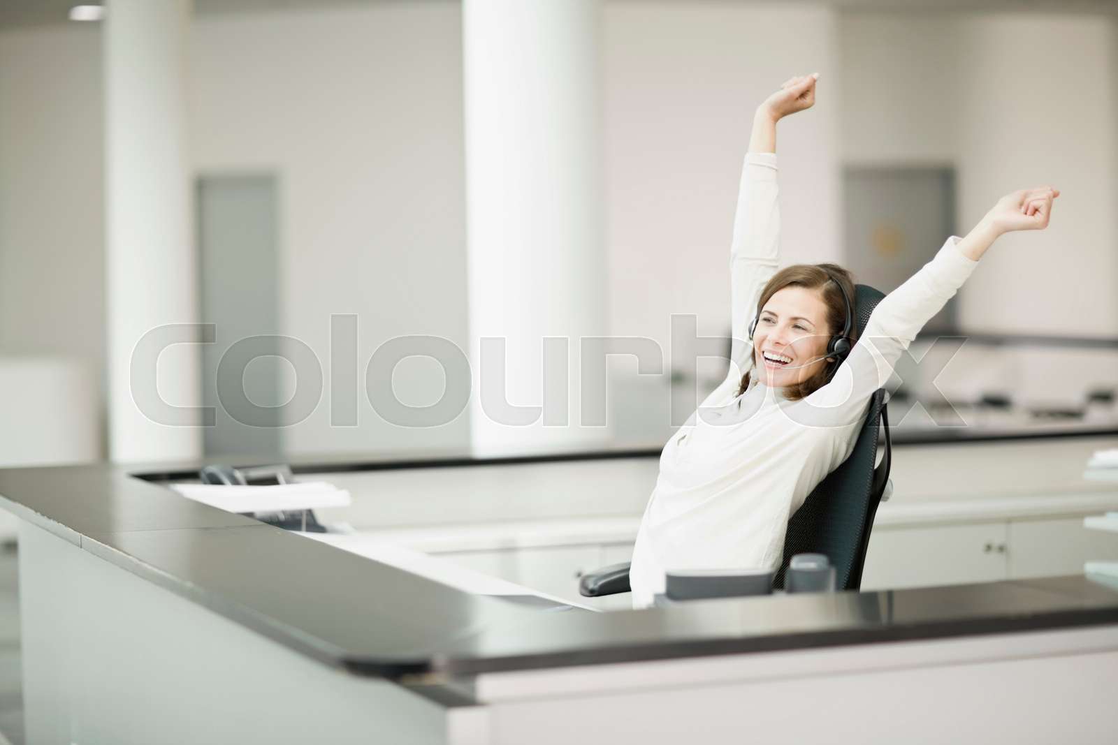 Receptionist | Stock image | Colourbox