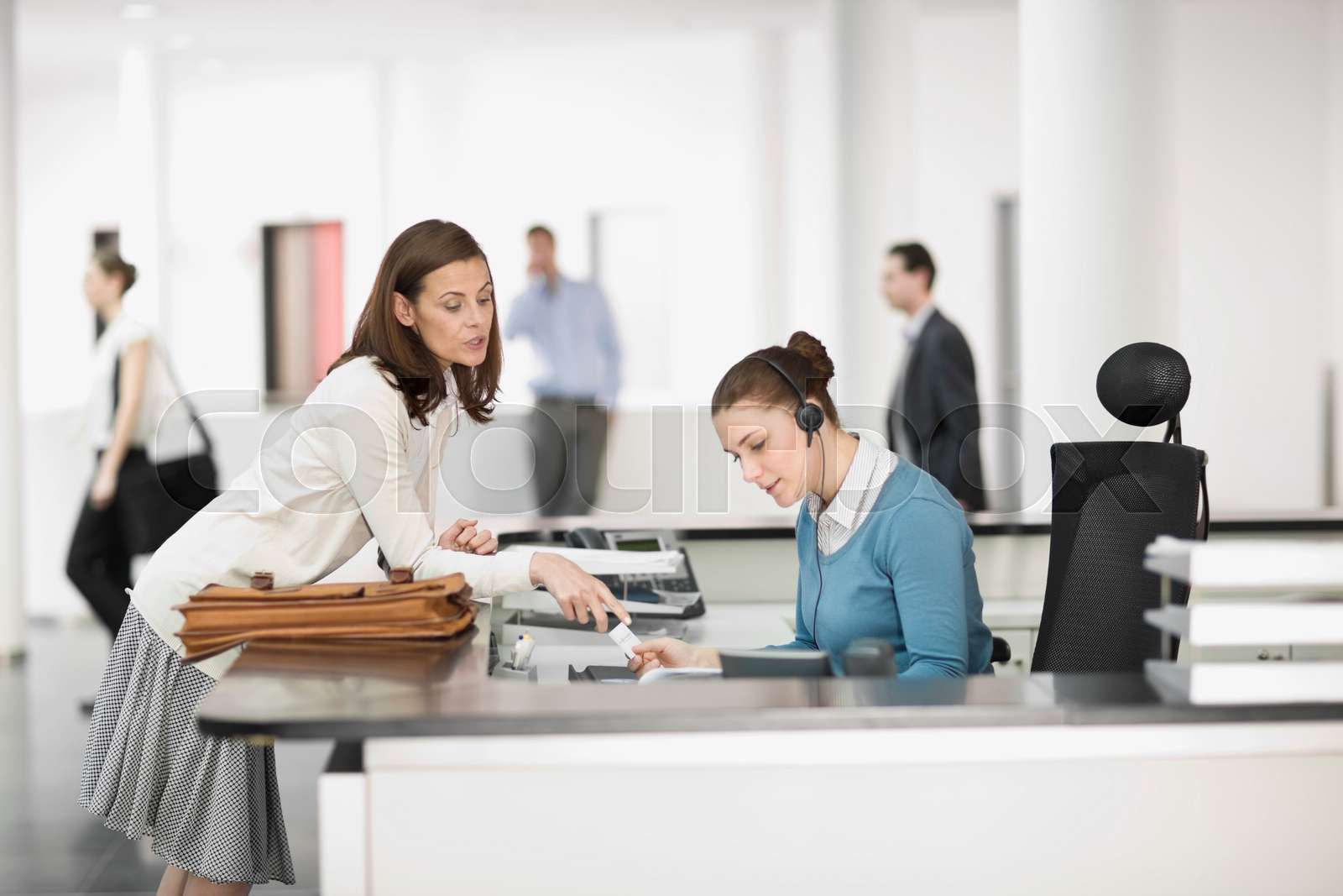 Receptionist | Stock image | Colourbox