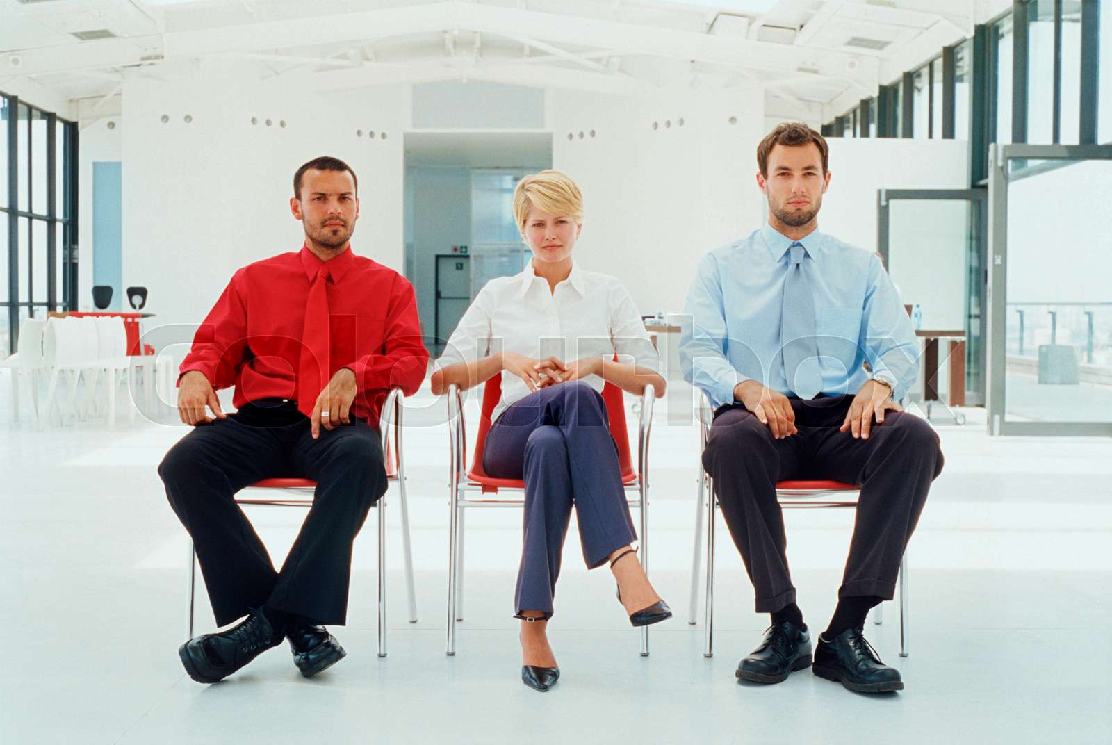 Business people sitting in office | Stock image | Colourbox