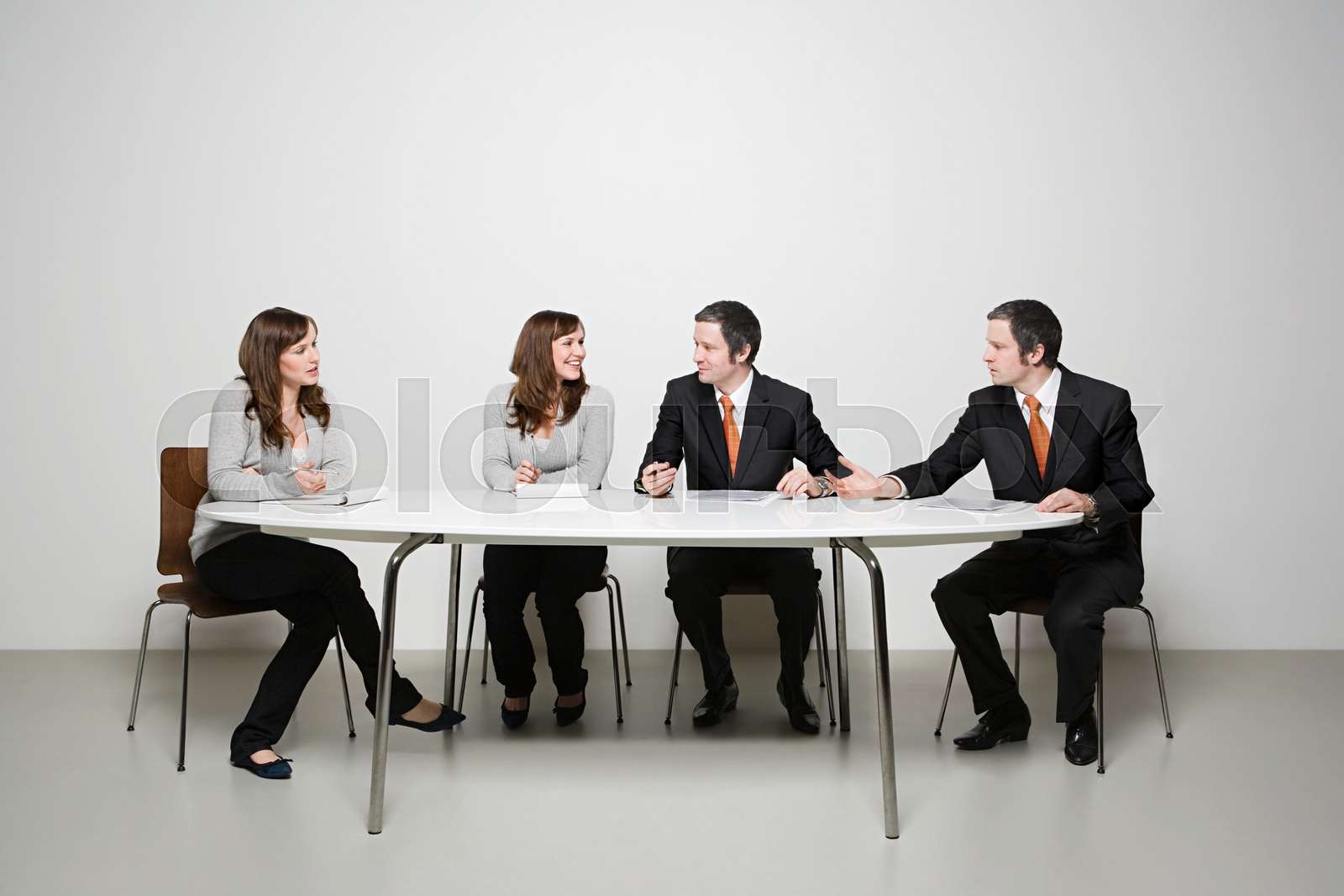 People having meeting | Stock image | Colourbox