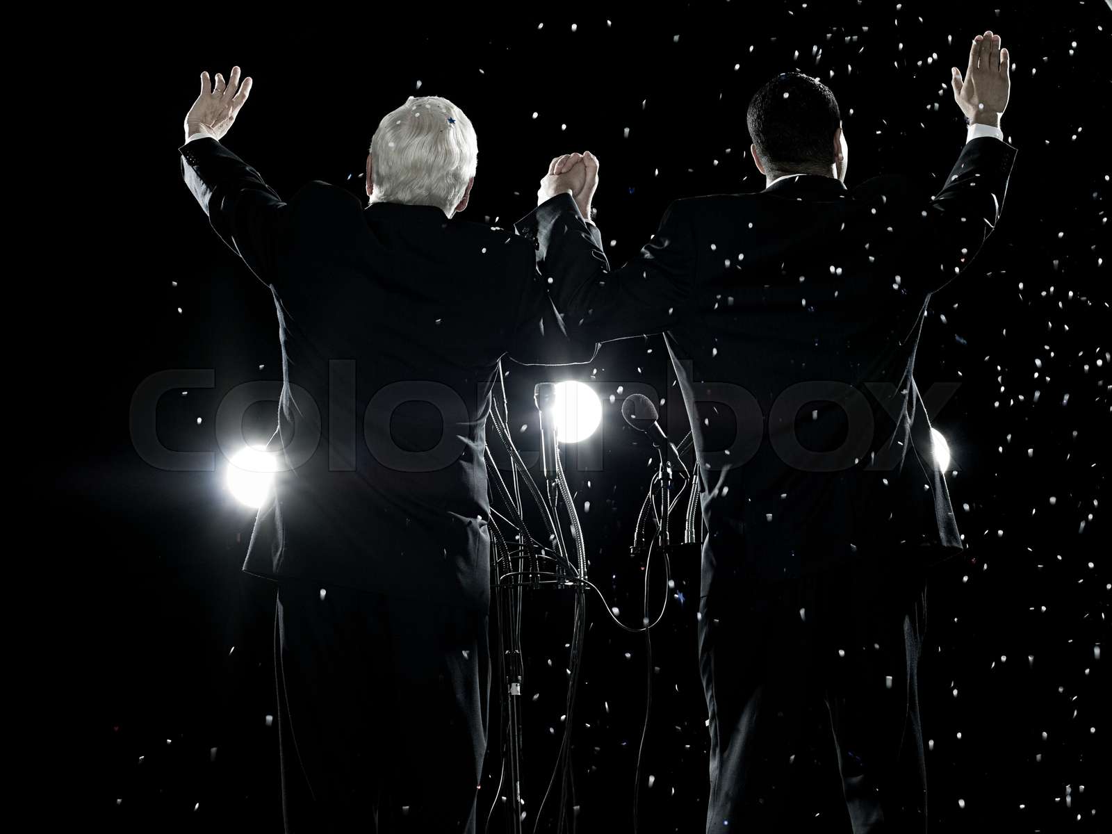Politicians waving | Stock image | Colourbox
