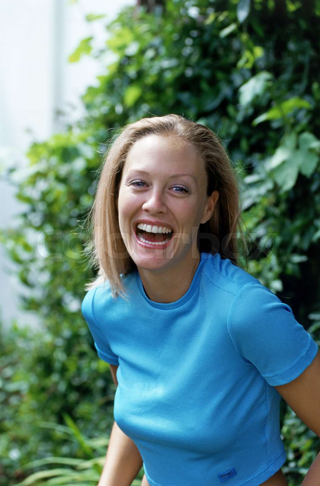 Girl laughing | Stock image | Colourbox