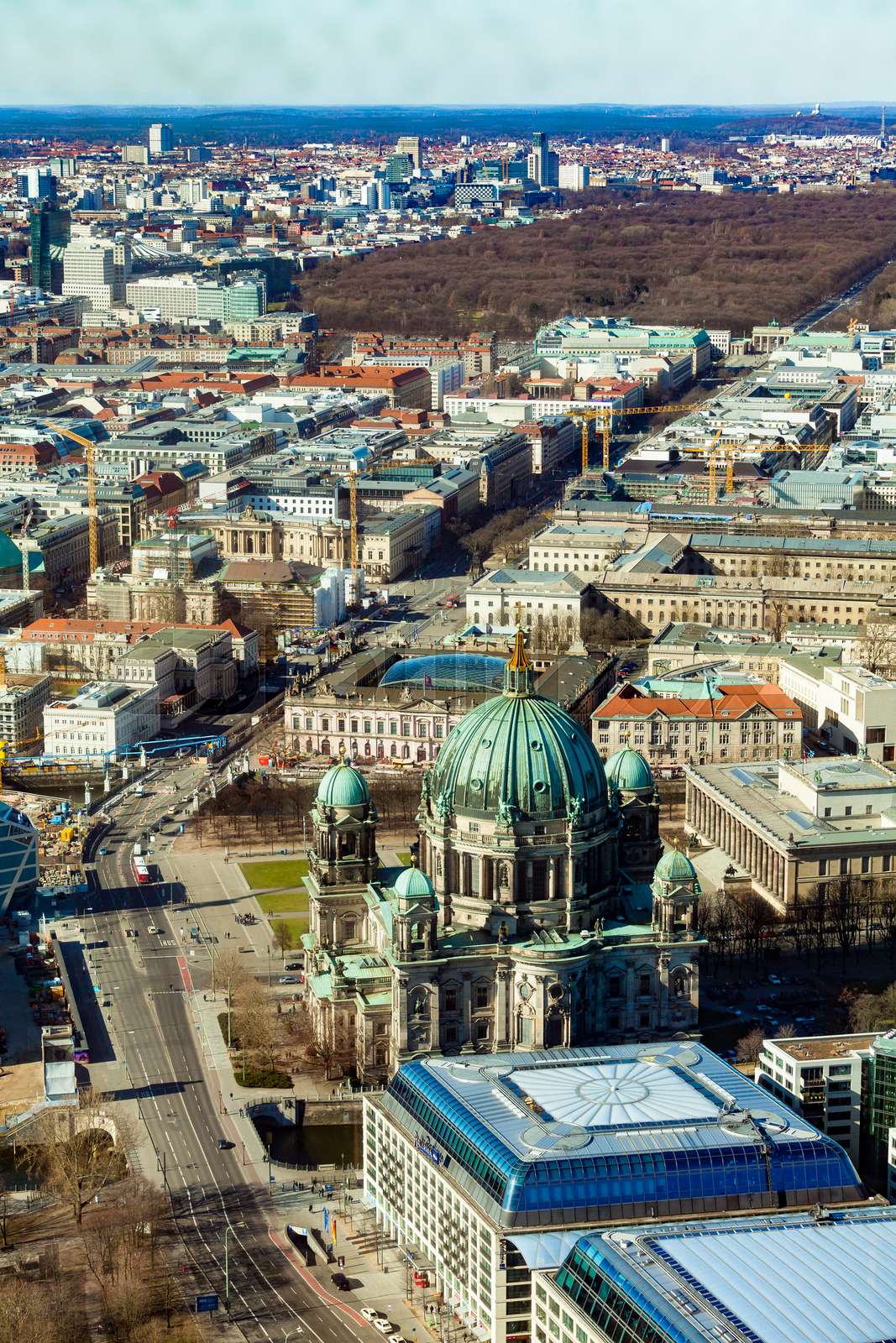 Aerial view of Berlin, Germany | Stock image | Colourbox