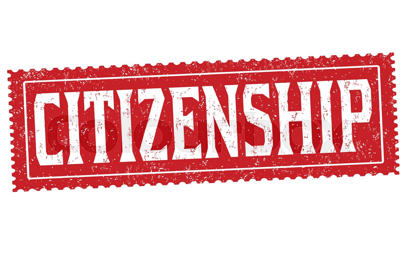 Citizenship grunge rubber stamp | Stock vector | Colourbox