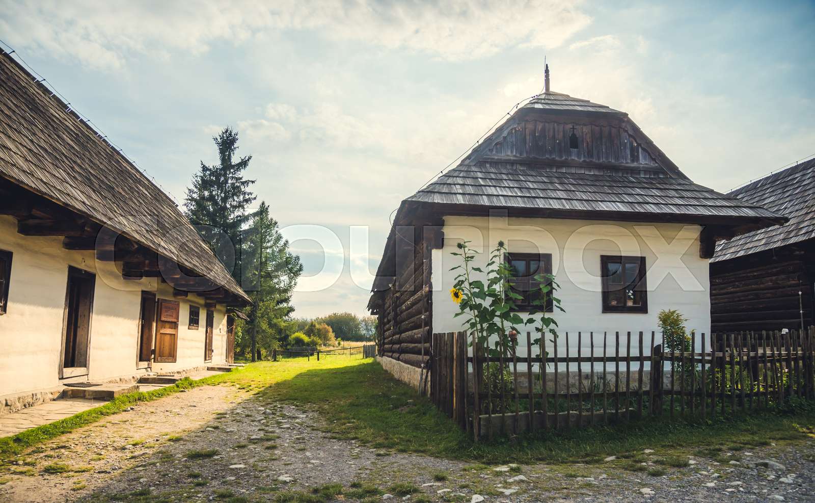 Old Houses in a Village | Stock image | Colourbox