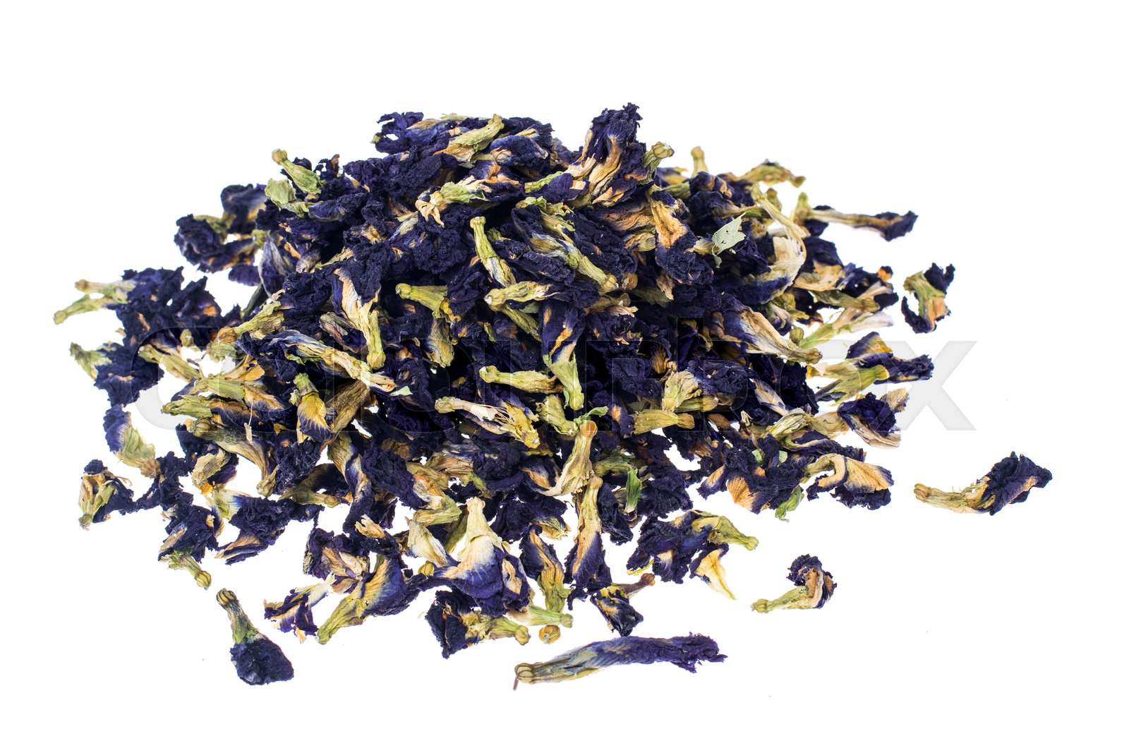 Organic blue flower tea | Stock image | Colourbox