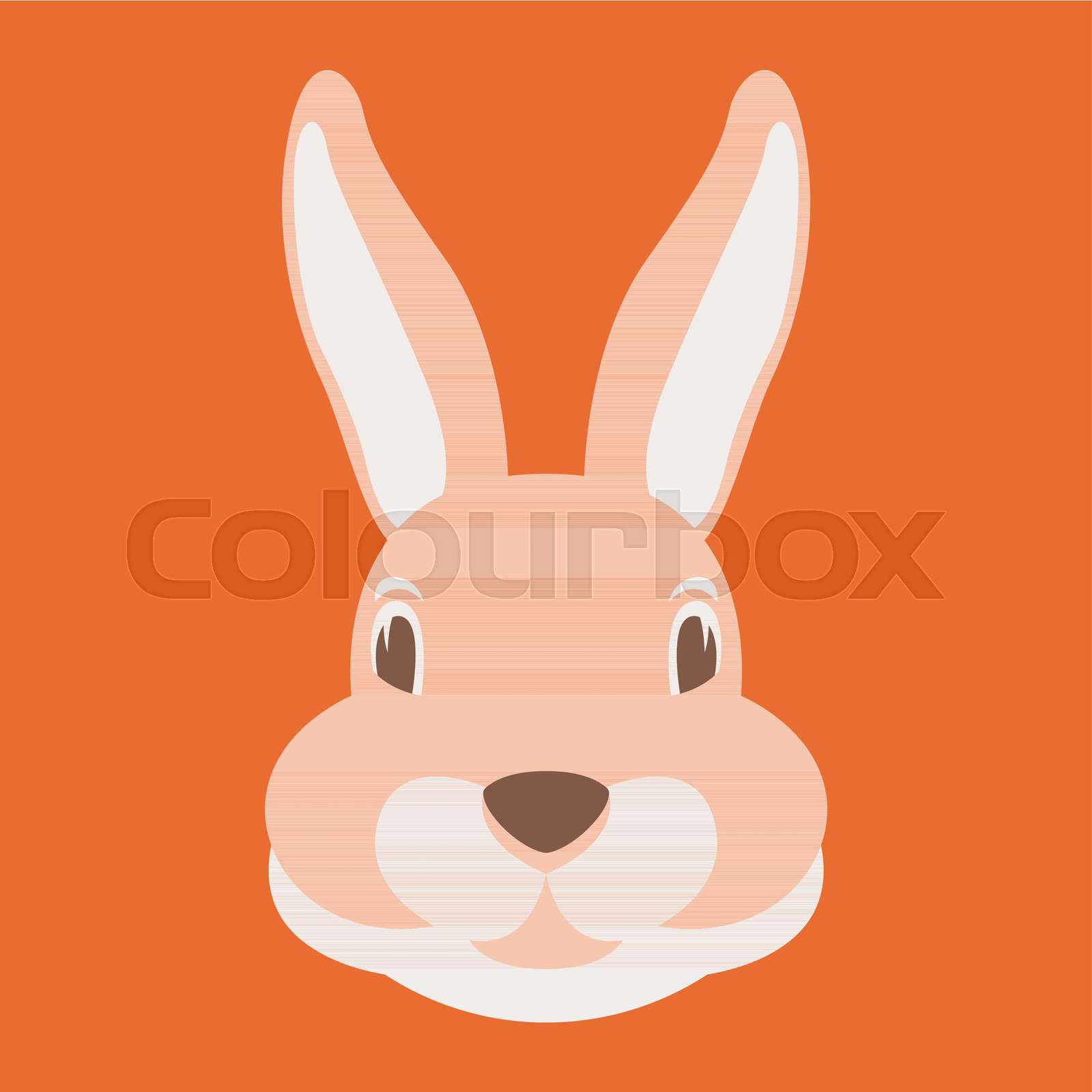 rabbit head | Stock vector | Colourbox