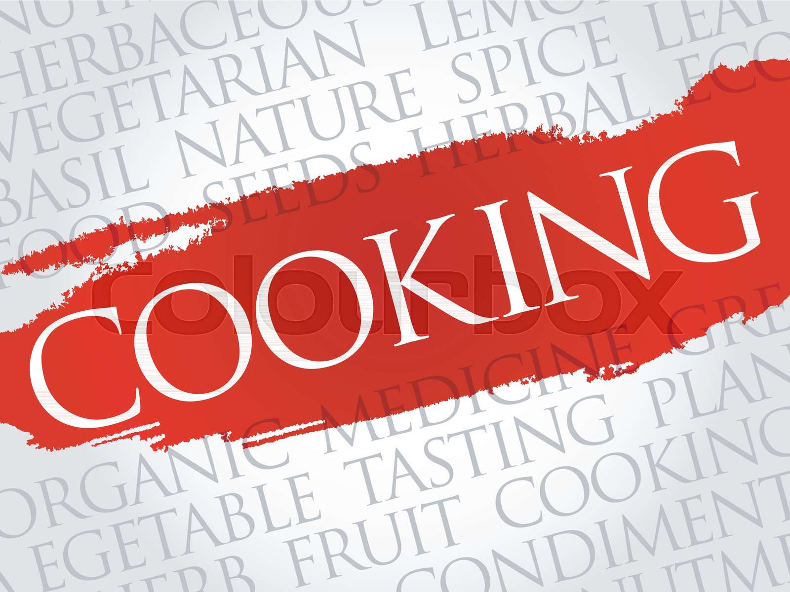 COOKING word cloud collage | Stock vector | Colourbox