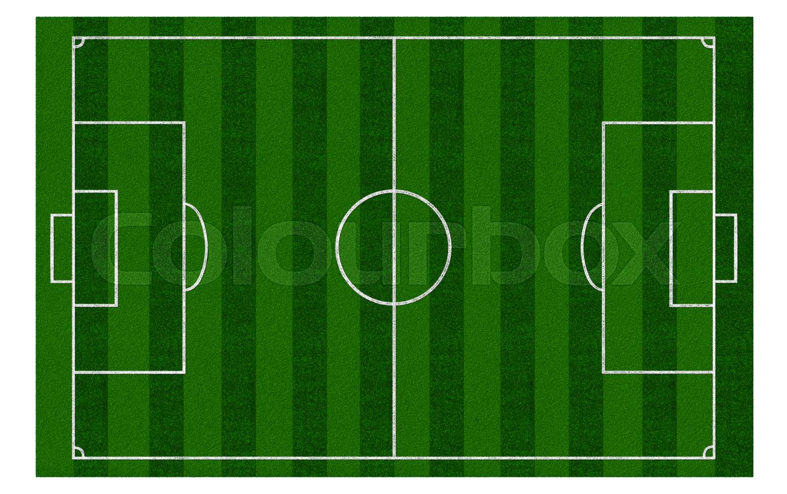 Football field striped isolated | Stock image | Colourbox