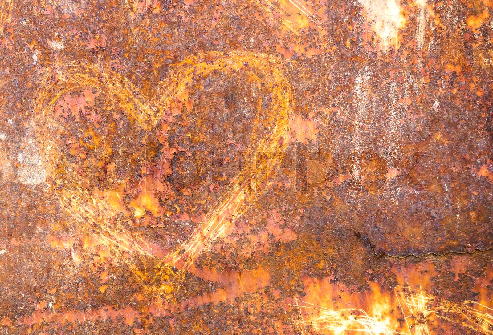 Rusty heart | Stock image | Colourbox
