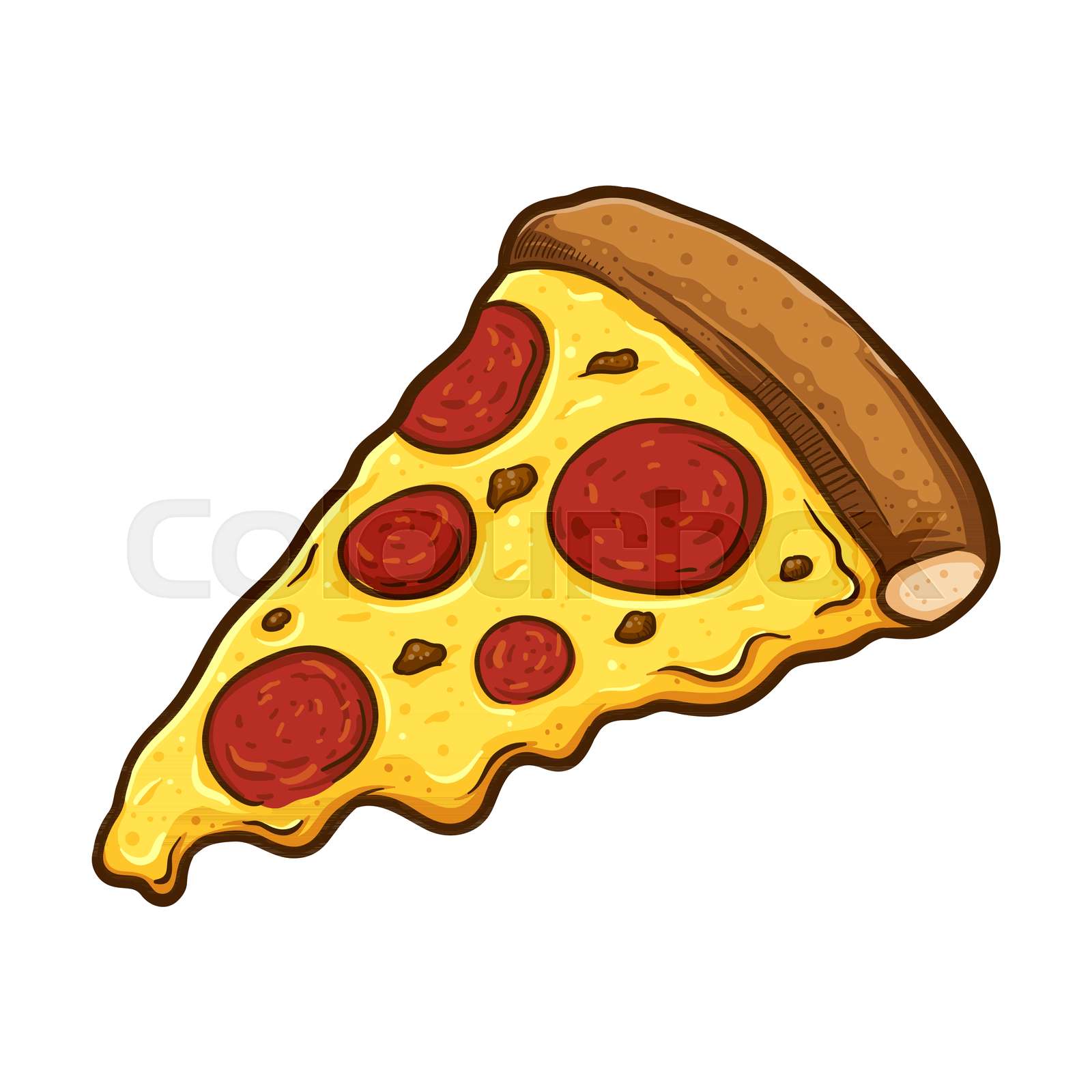 Pepperoni Pizza Clipart