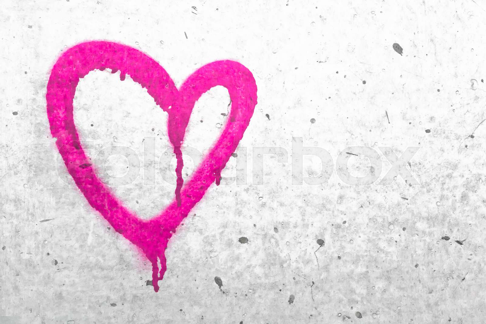Pink heart symbol | Stock image | Colourbox