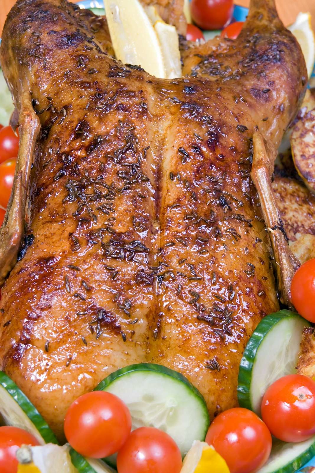 Roasted poultry | Stock image | Colourbox