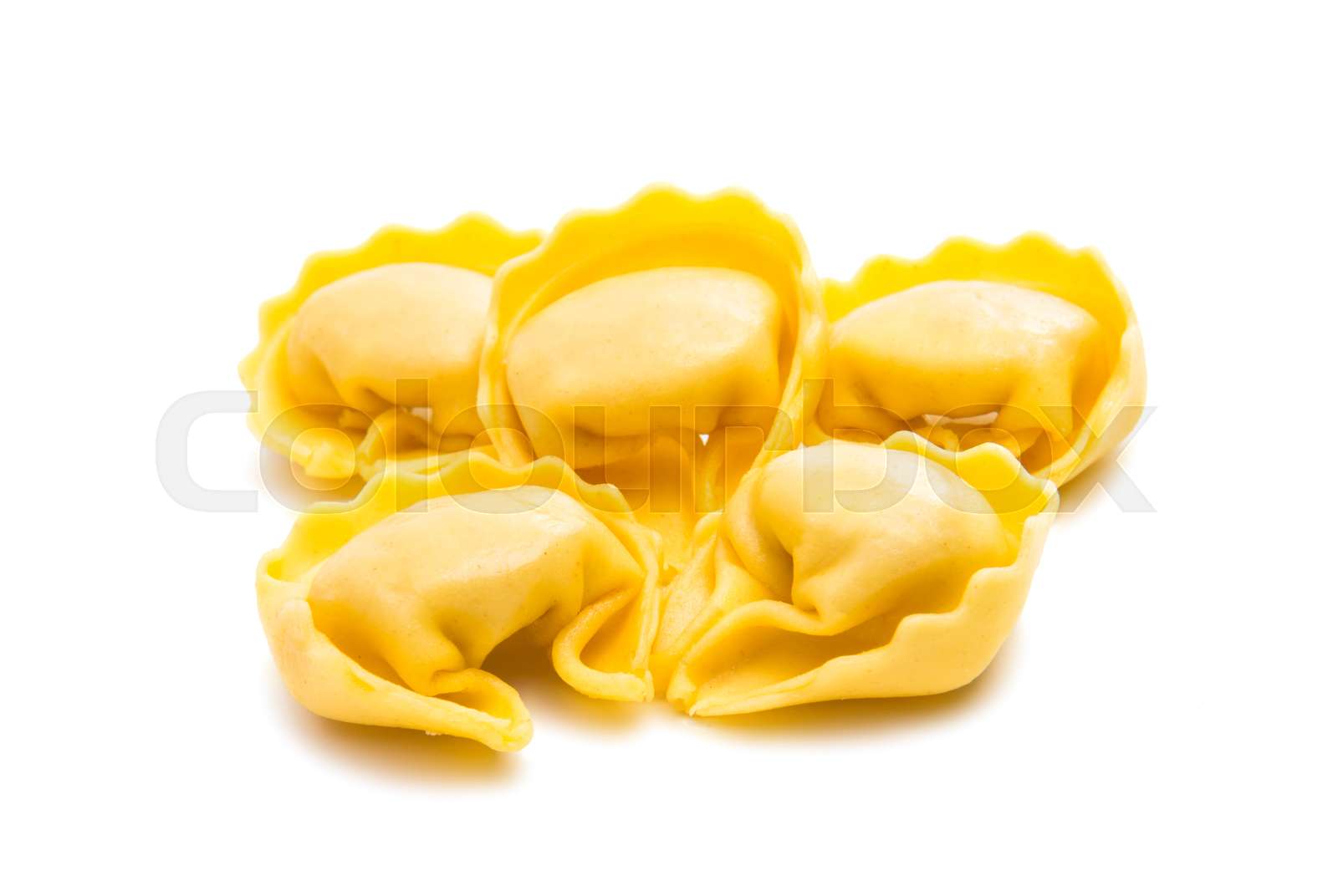ravioli isolated | Stock image | Colourbox
