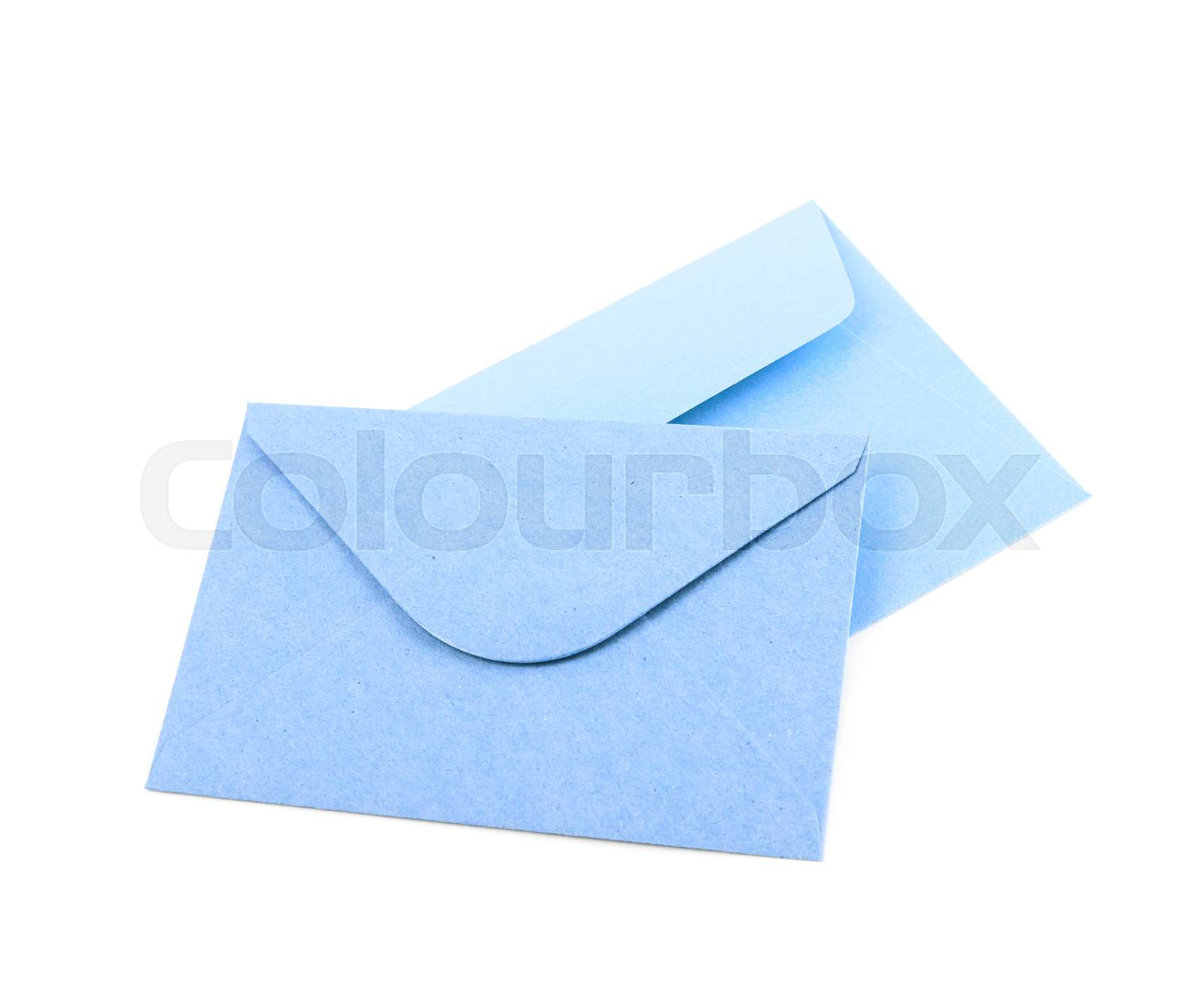 Pile of paper envelopes isolated | Stock image | Colourbox