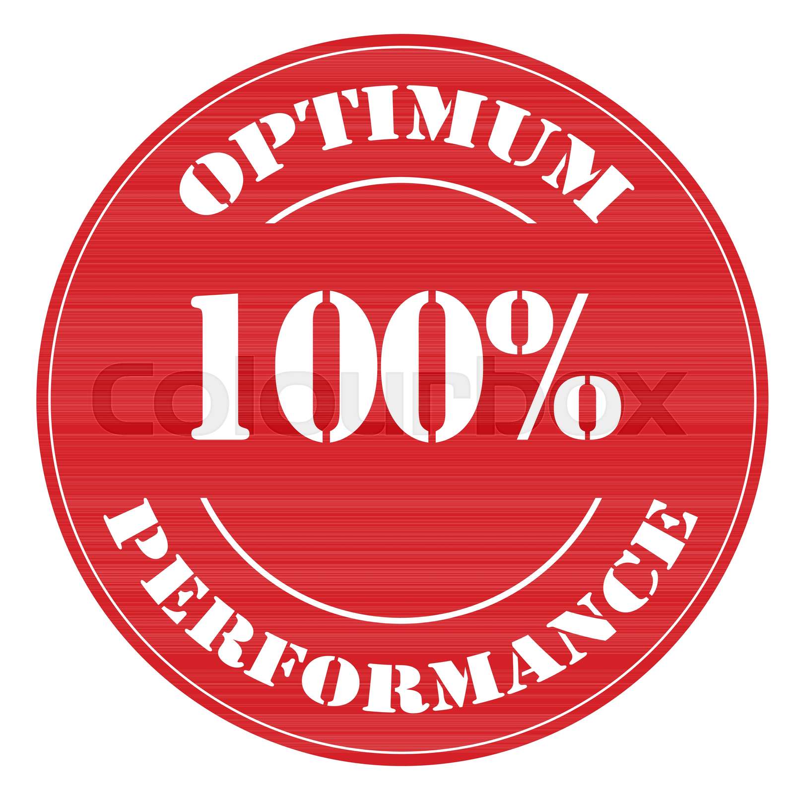 Optimum Performance-label | Stock vector | Colourbox
