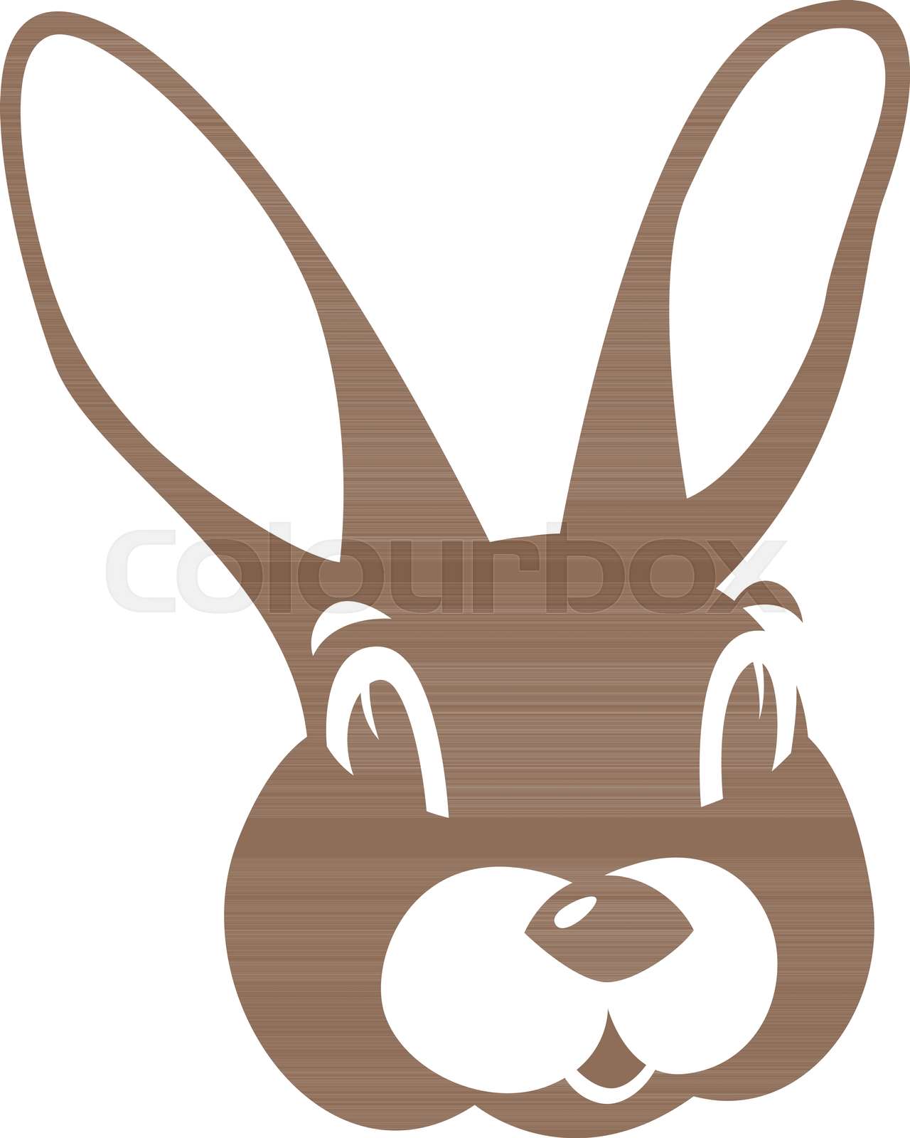 Bunny Face Vector