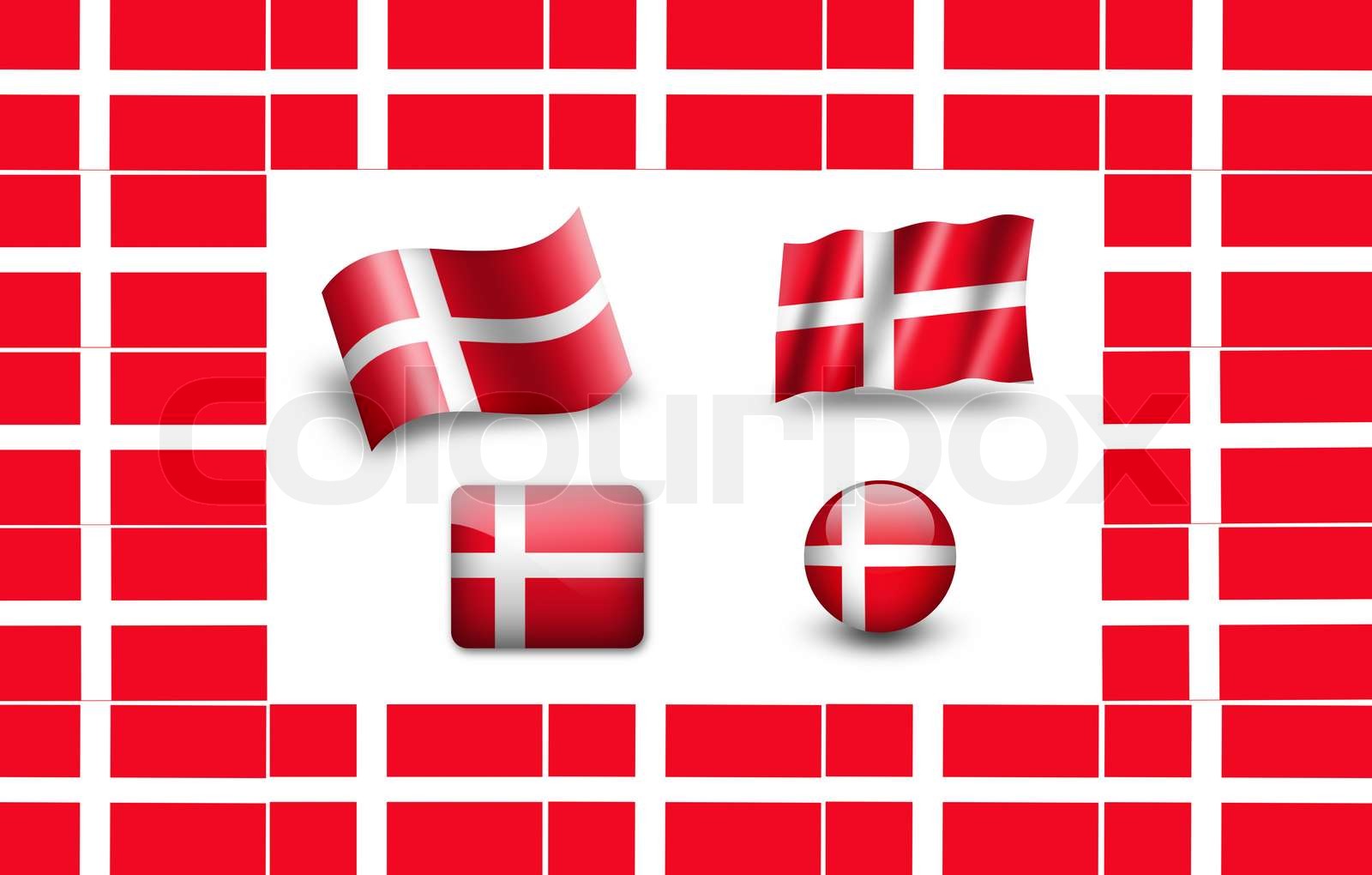 Flag of Denmark.jpg | Stock image | Colourbox