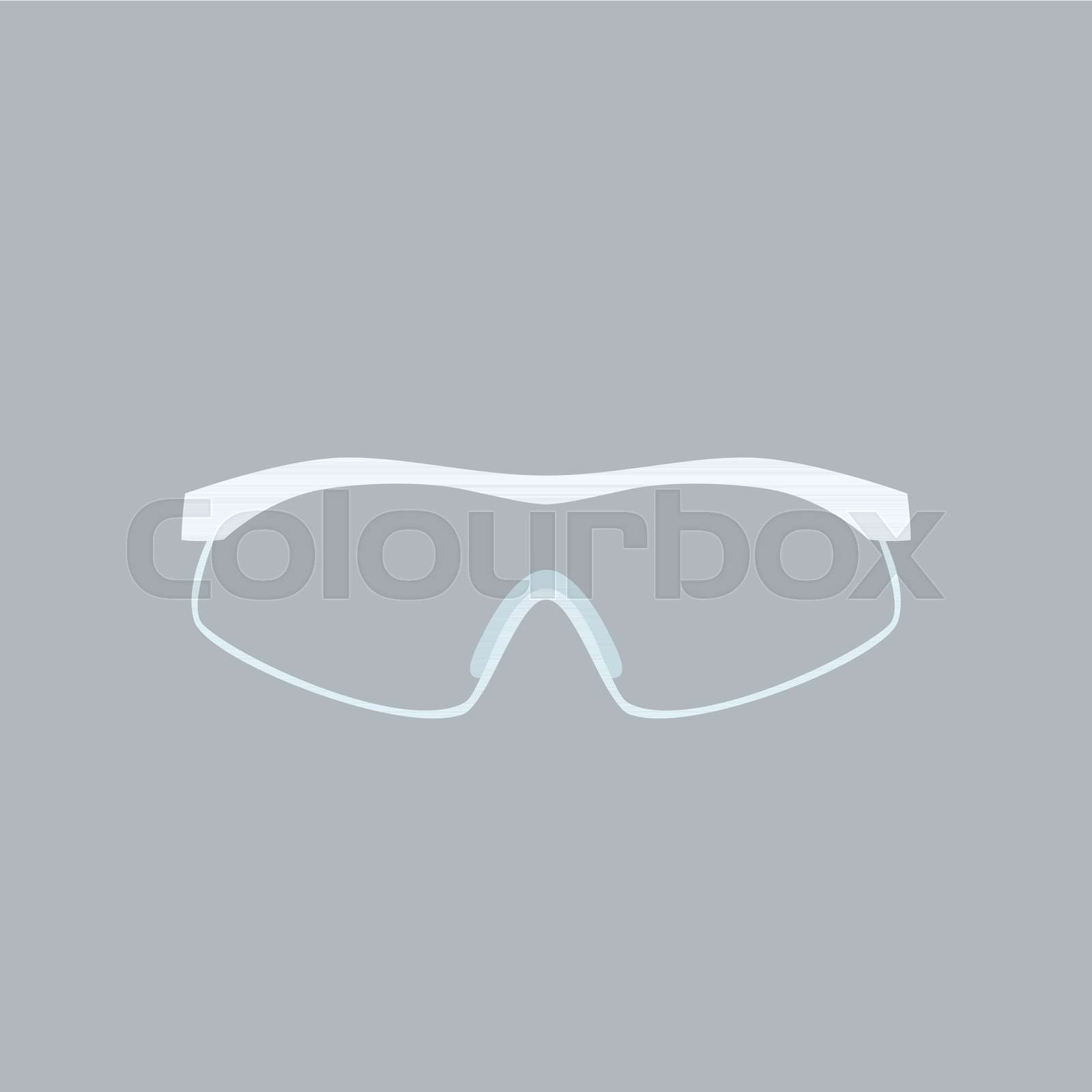 goggles medical vector illustration flat style front | Stock vector ...