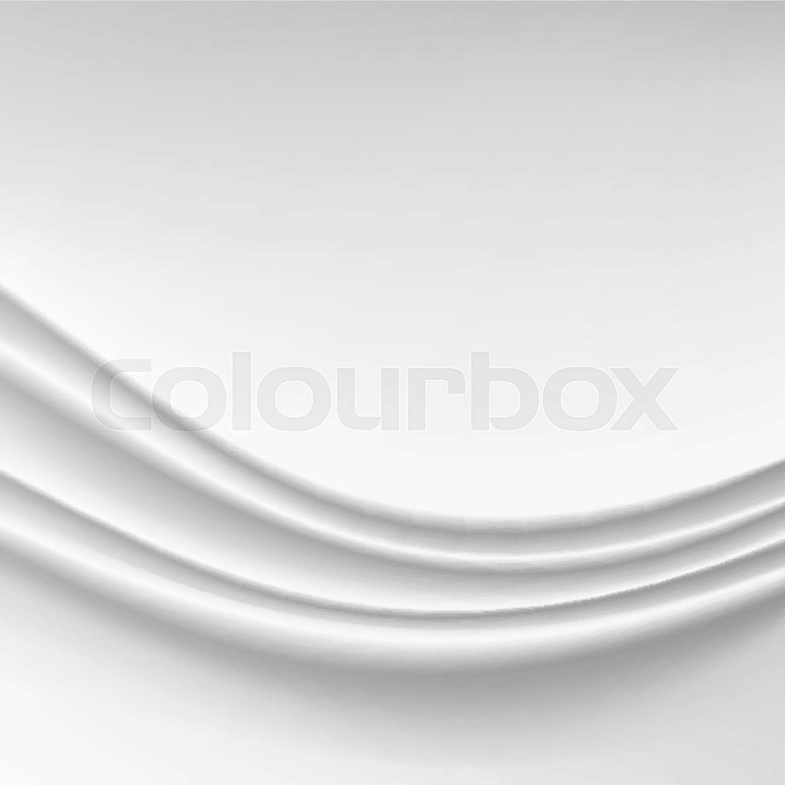 Wavy Silk Abstract Background Vector. Realistic Fabric Silk Texture ...