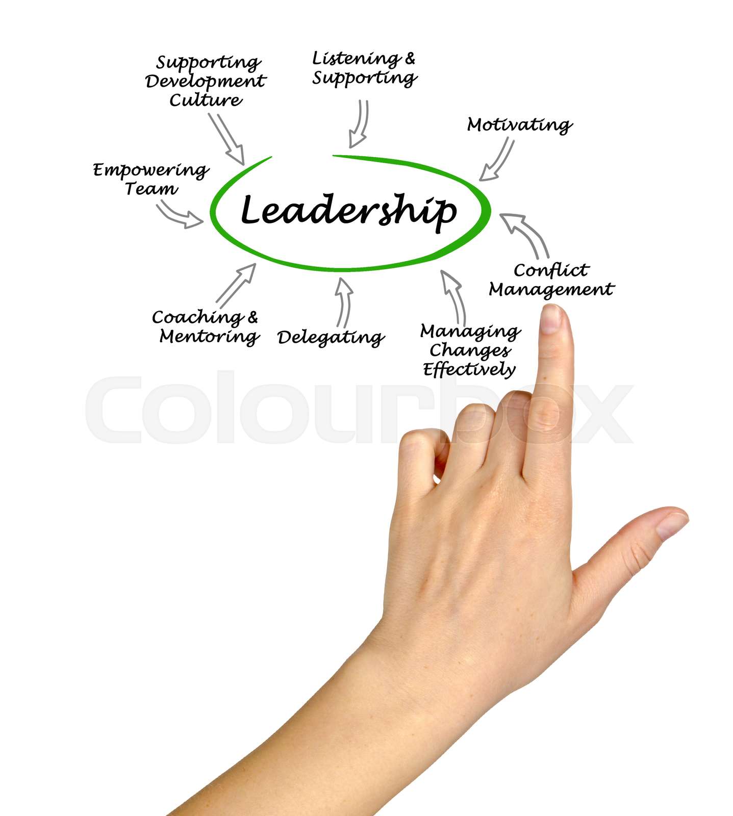 Functions of leadership | Stock image | Colourbox