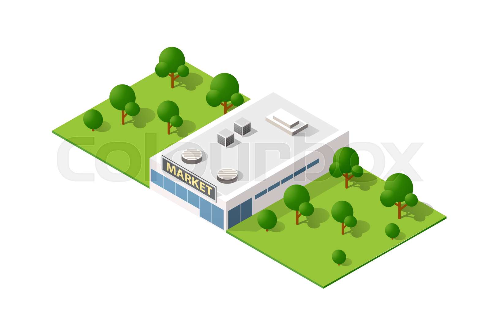 Drawing map engineering design | Stock vector | Colourbox