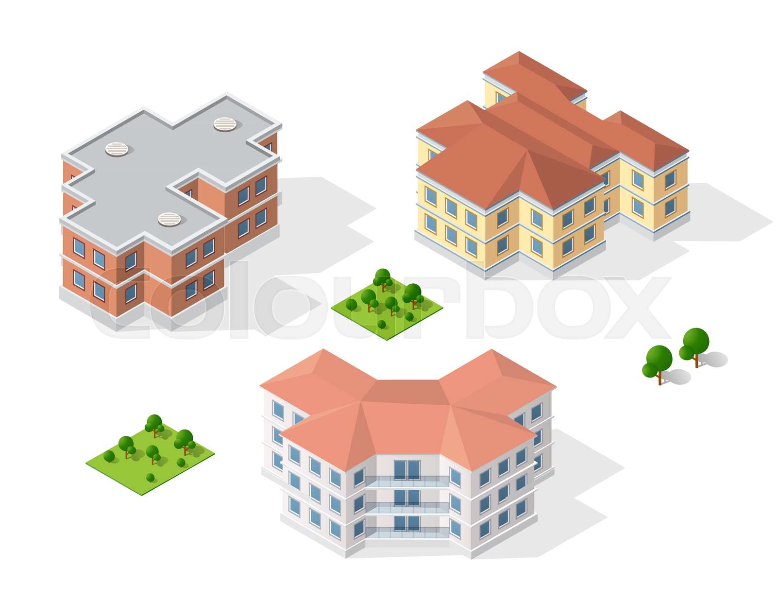 Drawing map engineering design | Stock vector | Colourbox