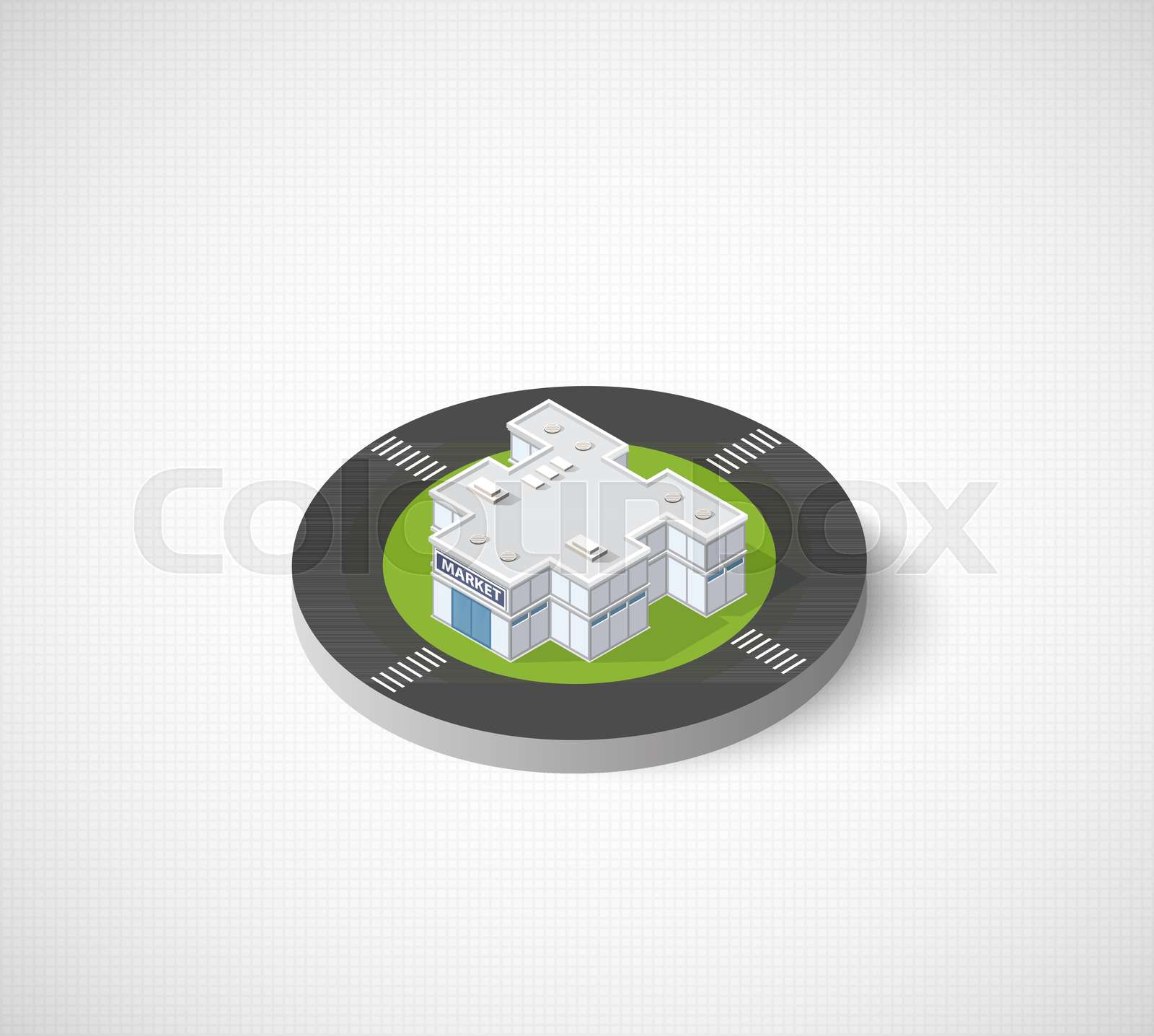 icon dimensional building | Stock vector | Colourbox