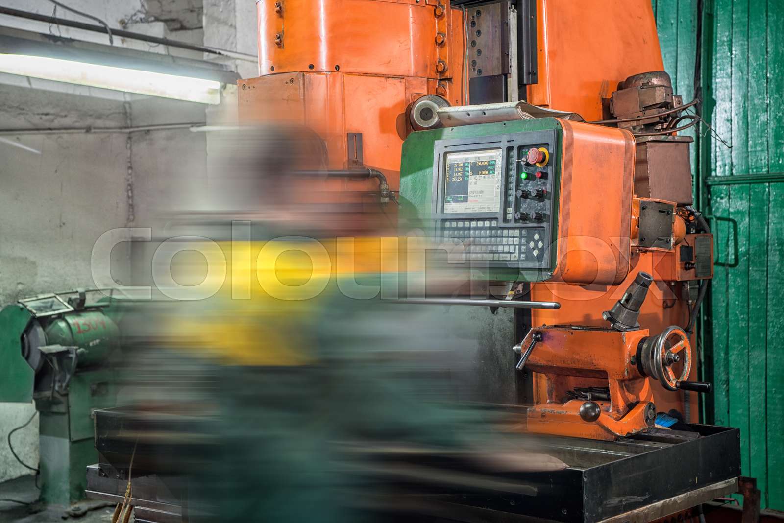 lathe machine | Stock image | Colourbox