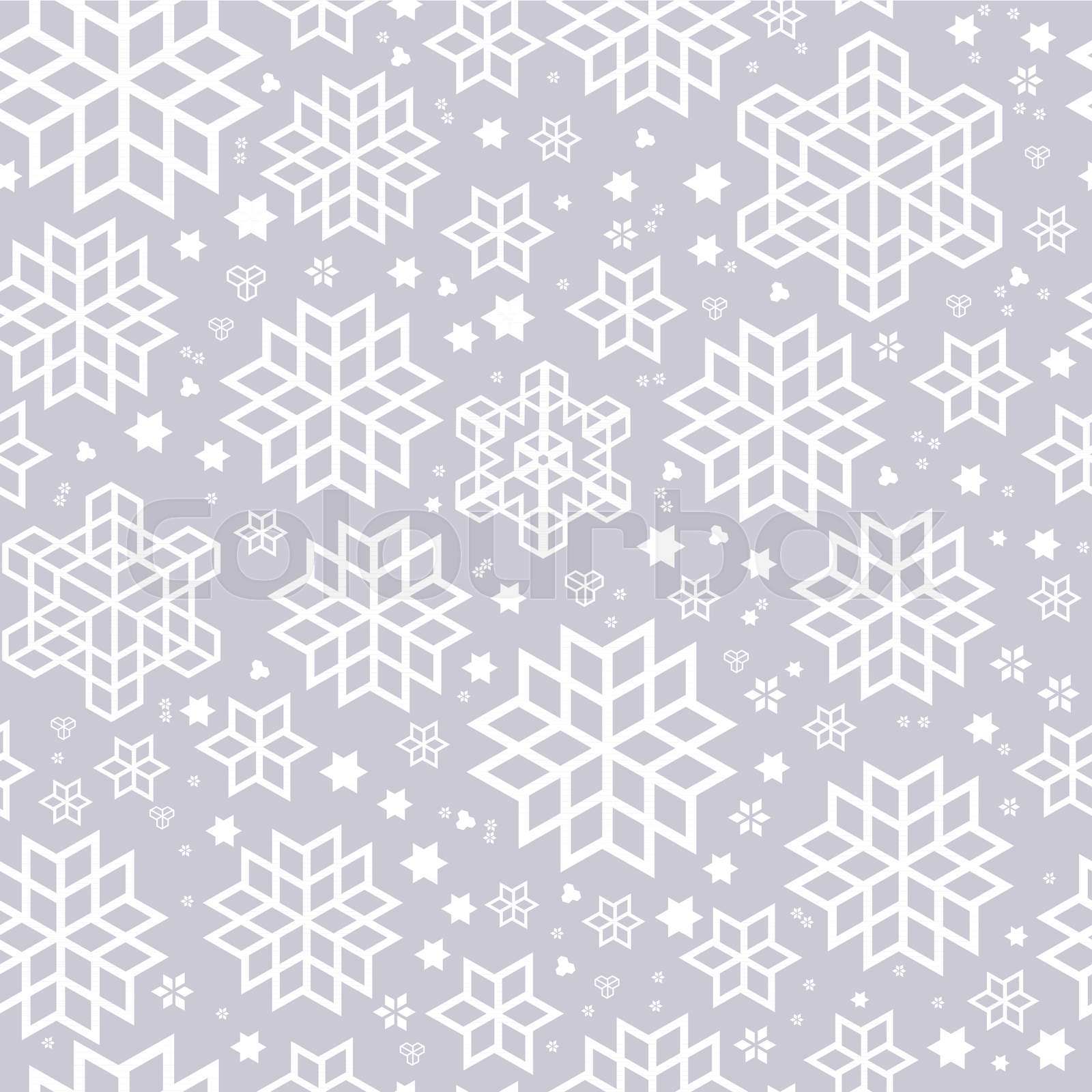 Seamless pattern silhouette | Stock vector | Colourbox