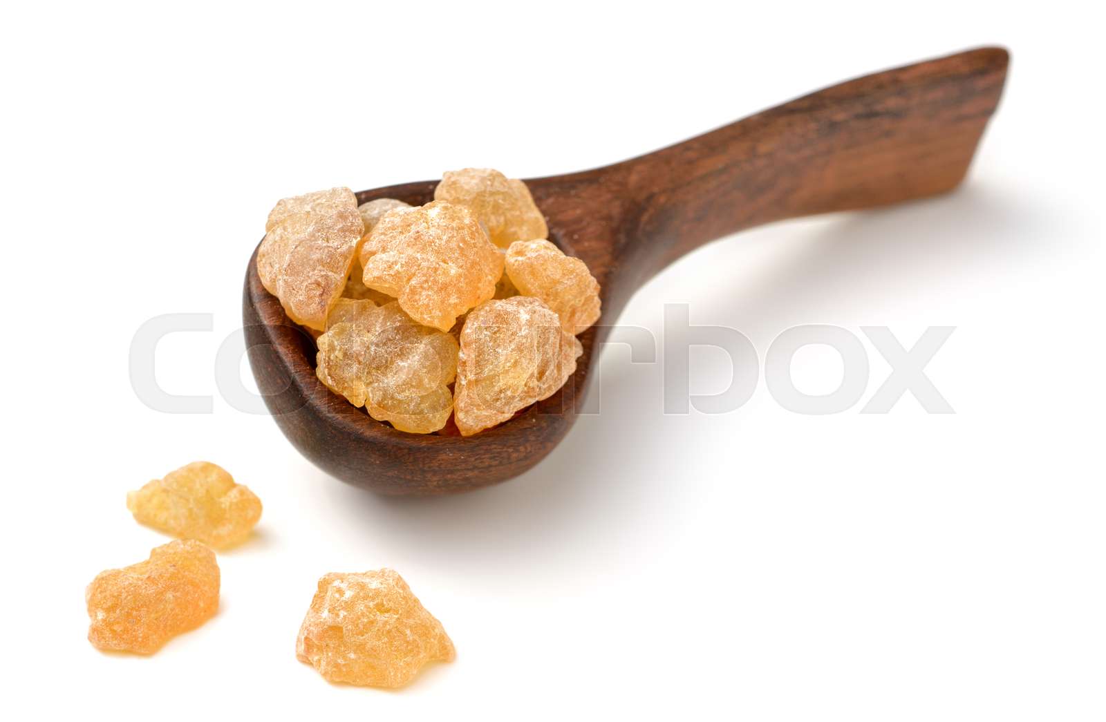 Pure Organic Frankincense Resin isolated on white | Stock image | Colourbox