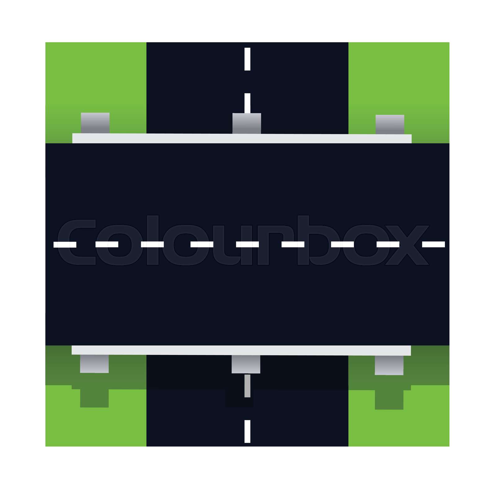 Top view of city map | Stock vector | Colourbox