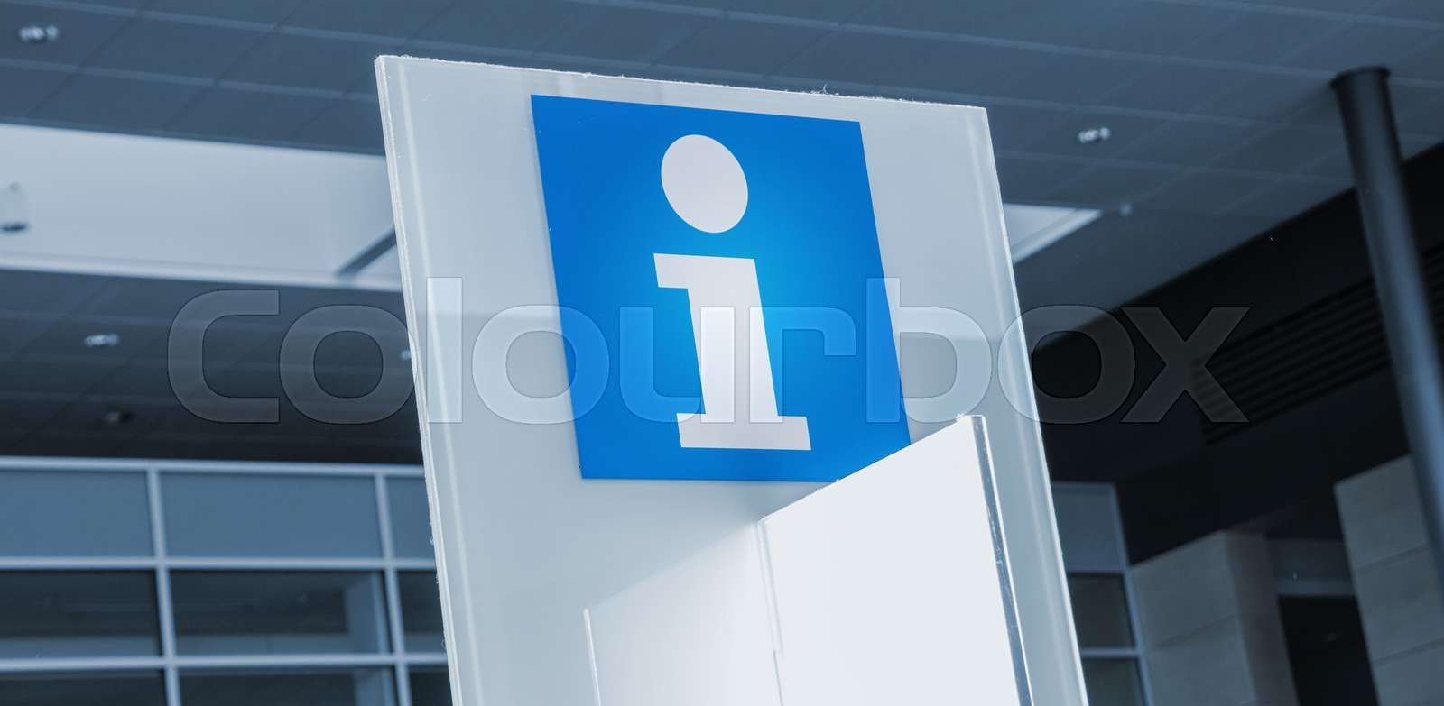 information sign in a business center | Stock image | Colourbox