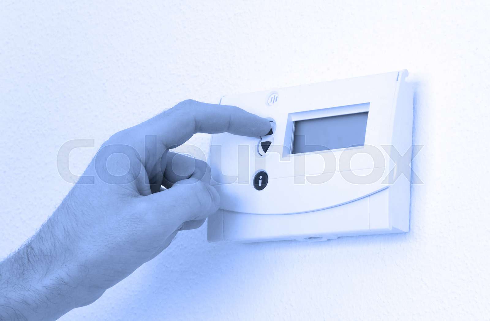 Vintage digital thermostat | Stock image | Colourbox