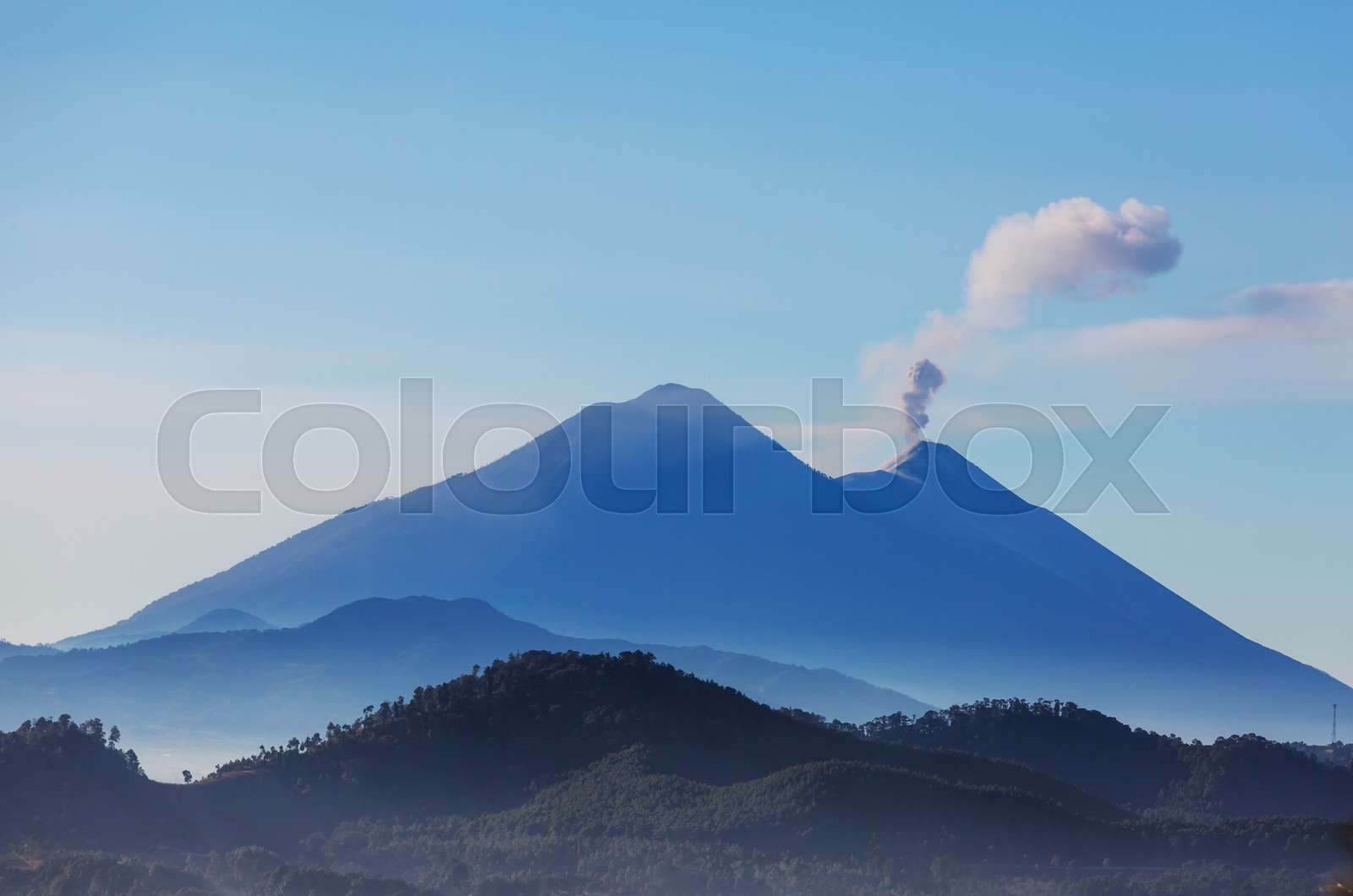 Volcano in Guatemala | Stock image | Colourbox