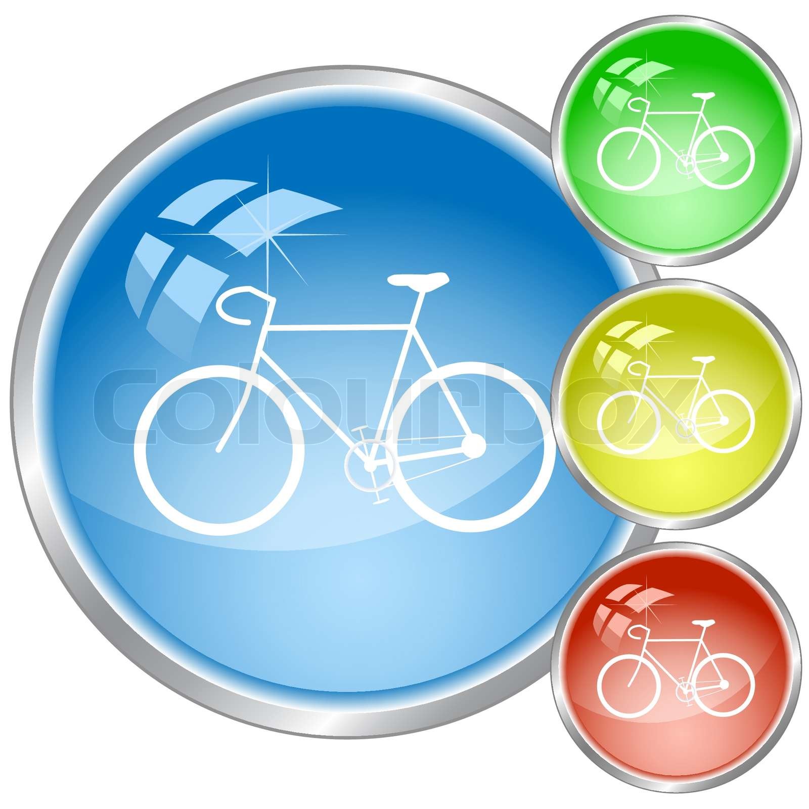 Vektor-Symbol von Fahrrad | Stock-Vektor | Colourbox