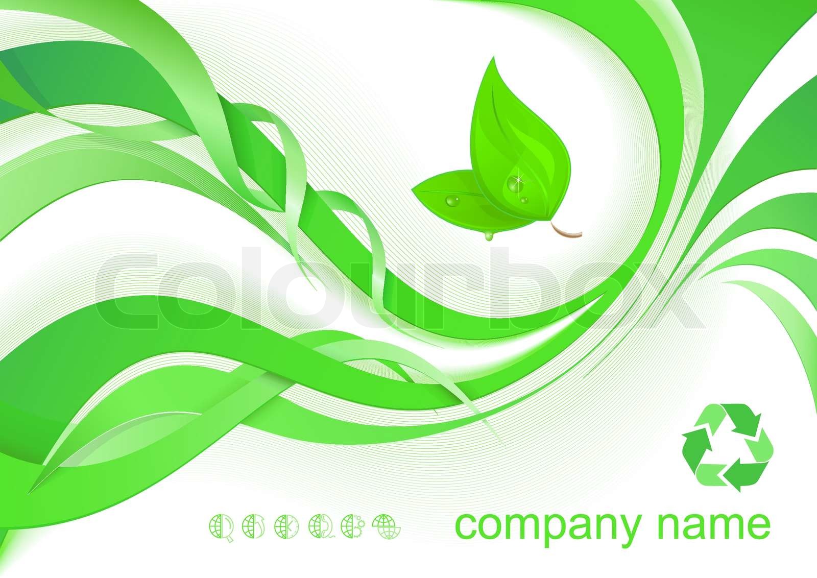 eco design. vector illistration | Stock vector | Colourbox