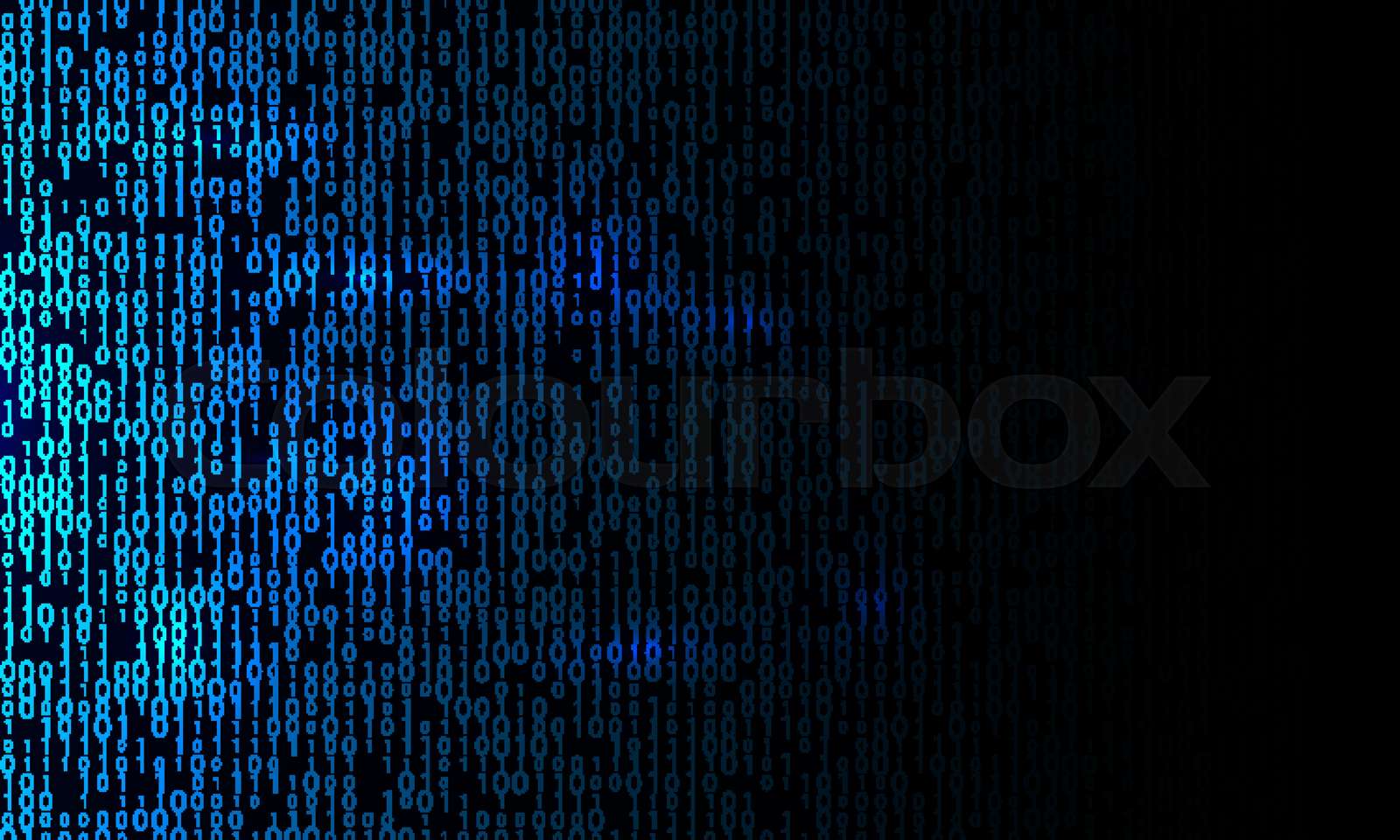 Binary background illustration | Stock vector | Colourbox