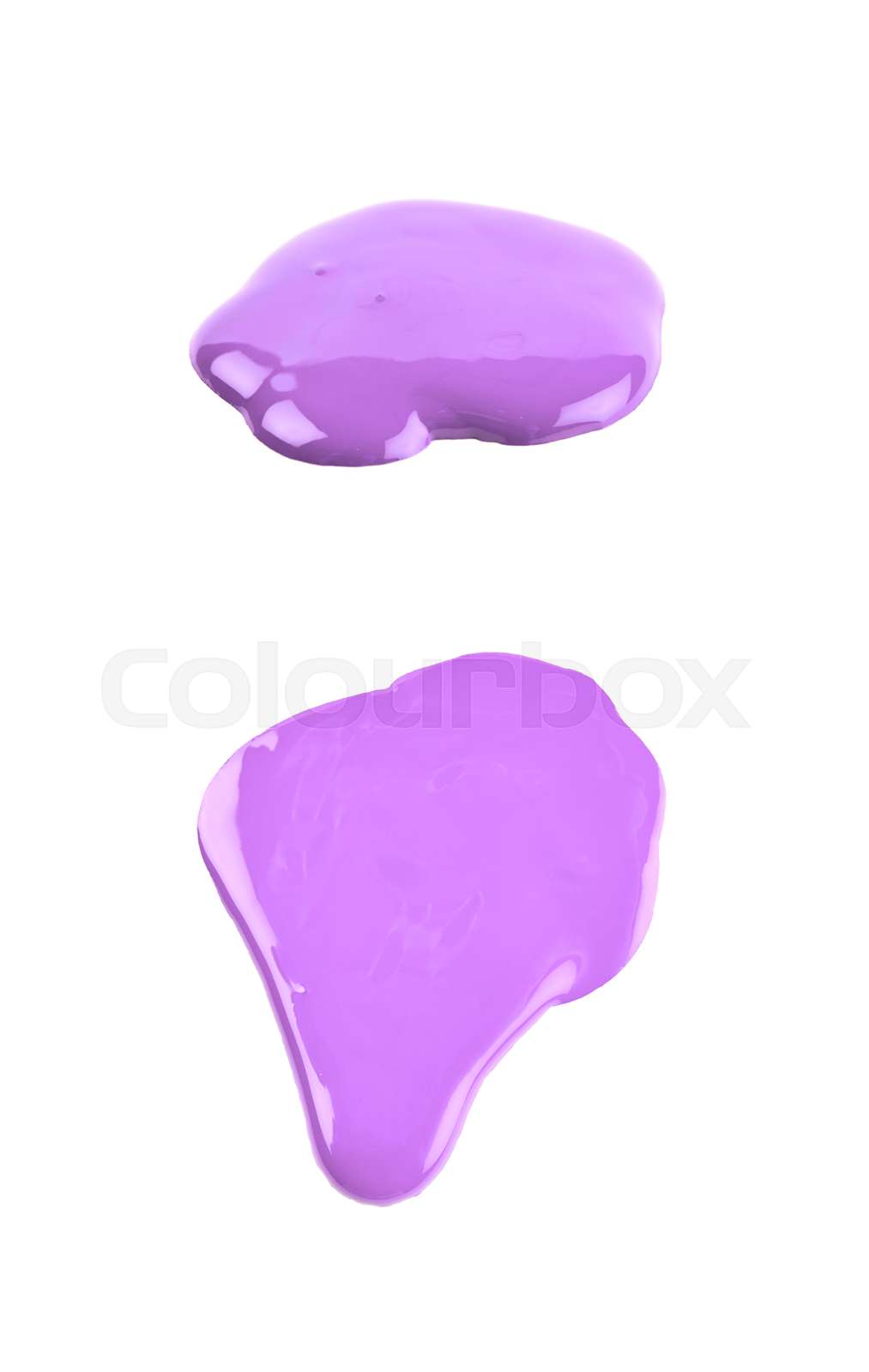 Puddle of paint isolated | Stock image | Colourbox