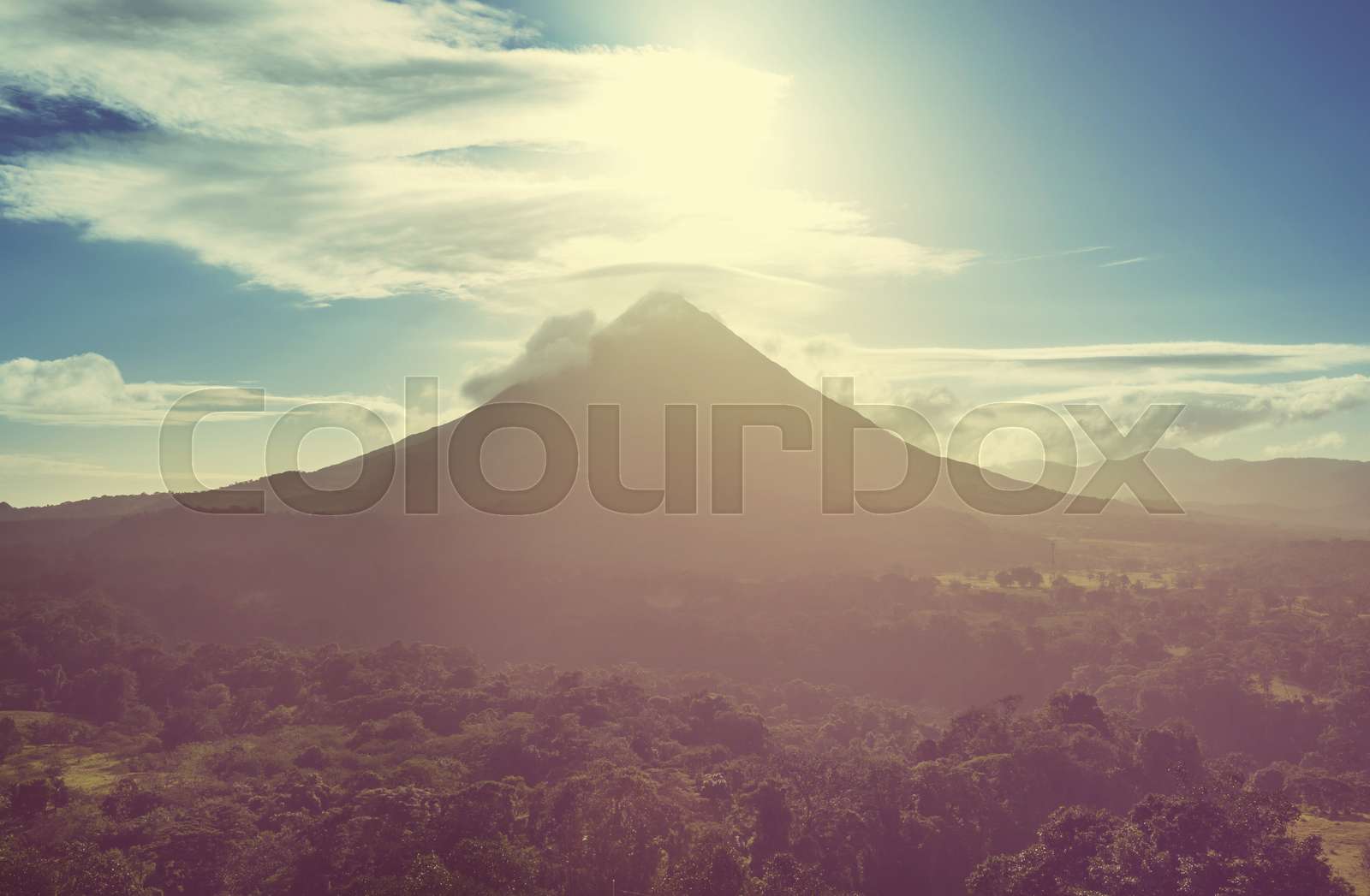 Arenal volcano | Stock image | Colourbox
