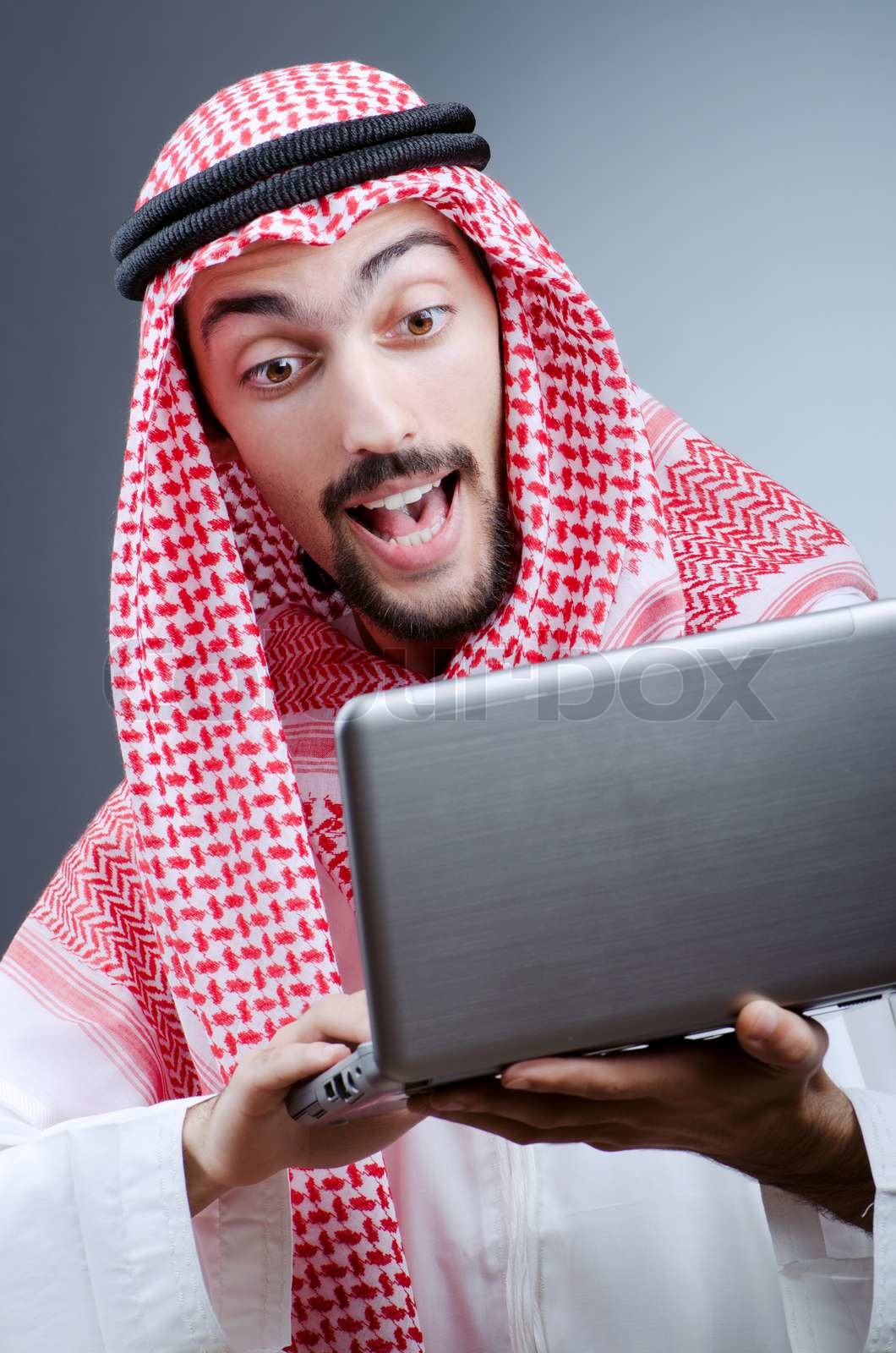 Diversity concept with young arab | Stock image | Colourbox