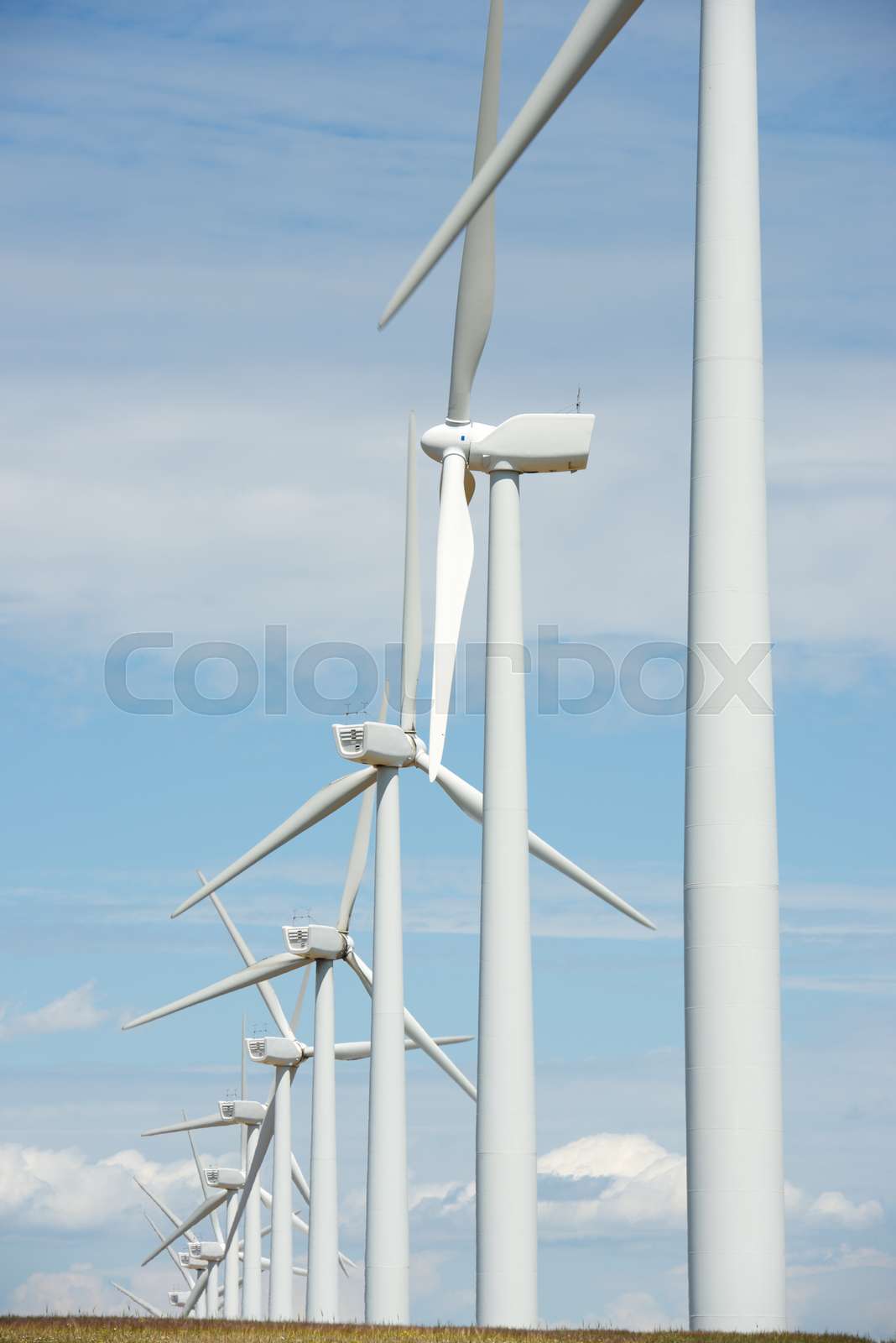 Wind energy concept | Stock image | Colourbox
