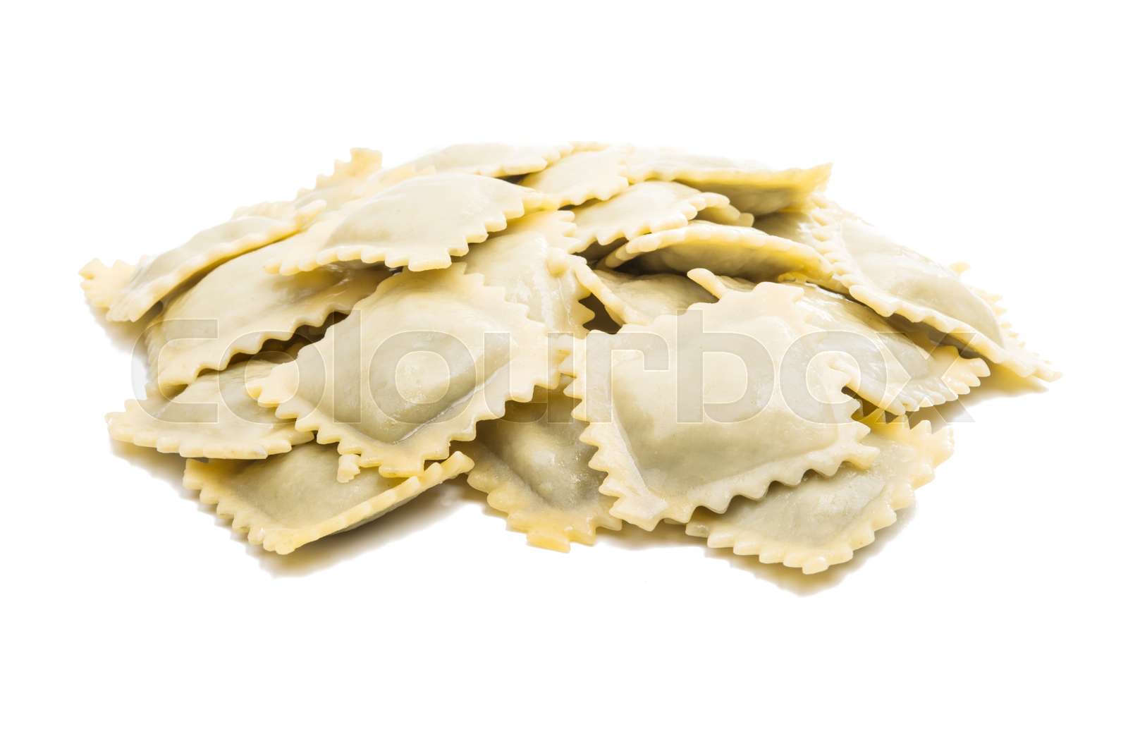 ravioli isolated | Stock image | Colourbox