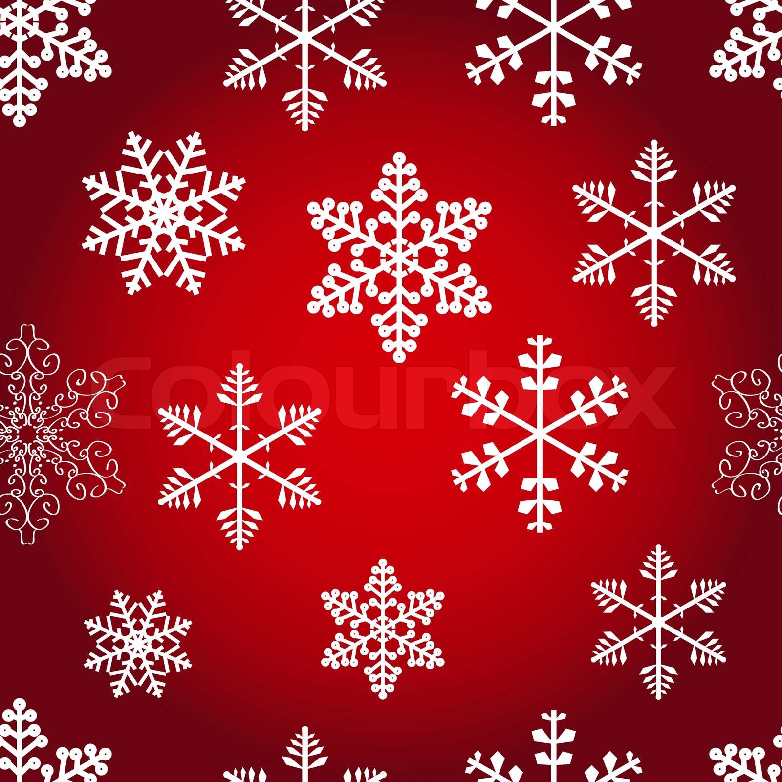 Vinter jul nytår sømløst mønster / smuk tekstur med snefnug | Stock ...