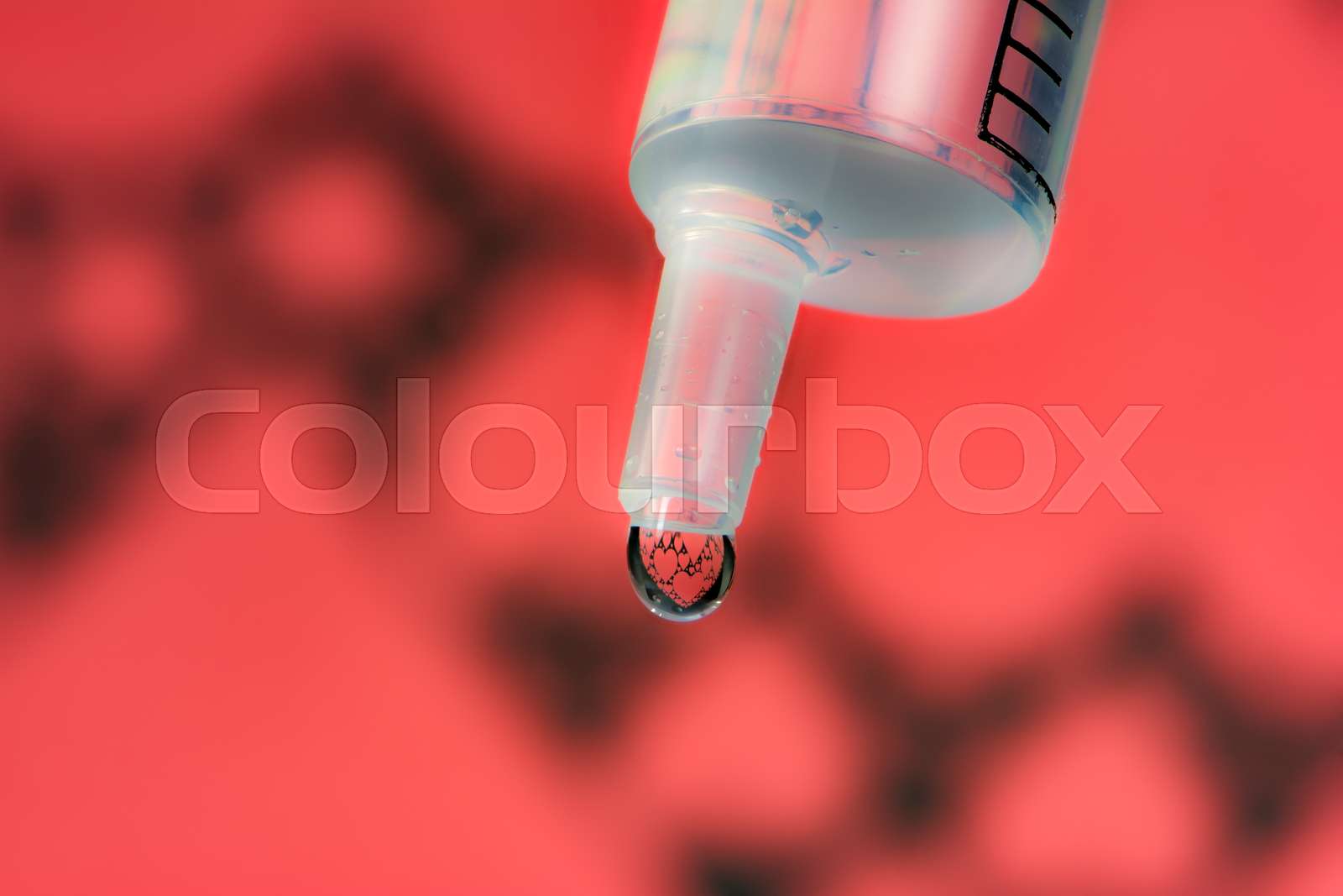 Love injection with a syringe | Stock image | Colourbox