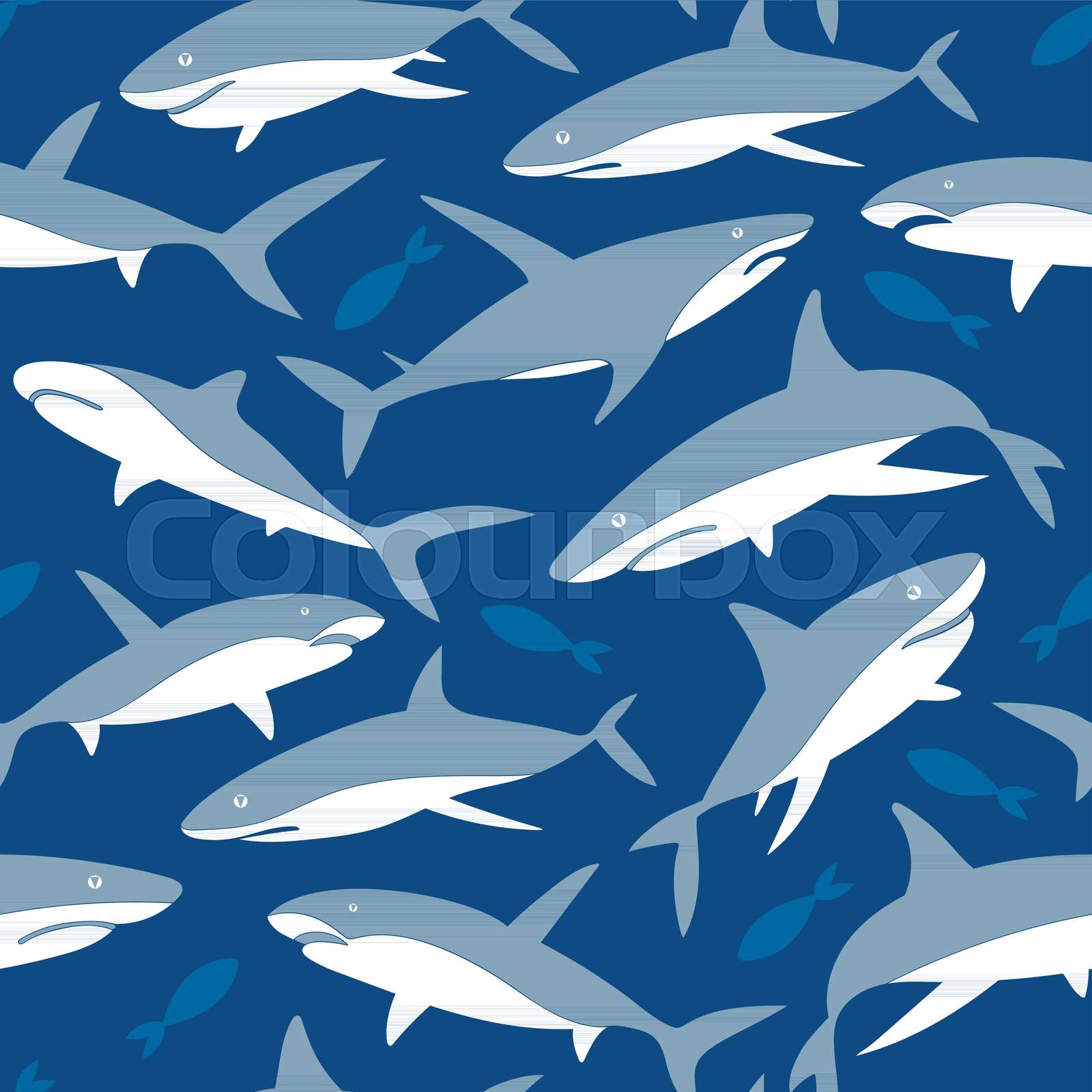 abdruck, fisch, sommer | Stock-Vektor | Colourbox